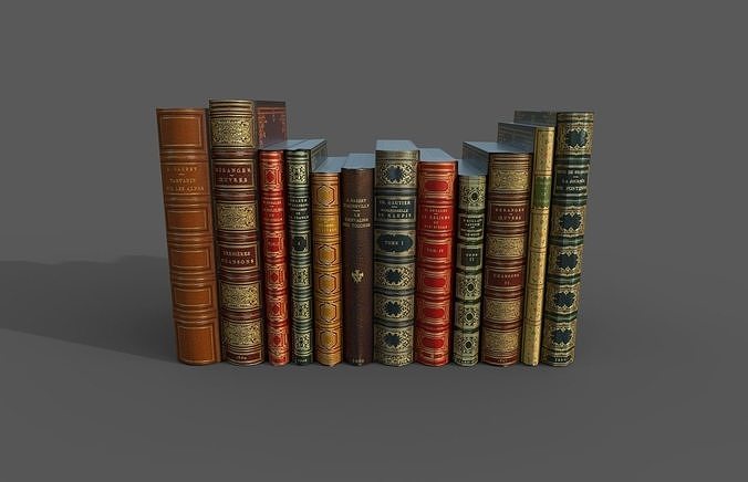 3D model Book for Library VR / AR / low-poly | CGTrader