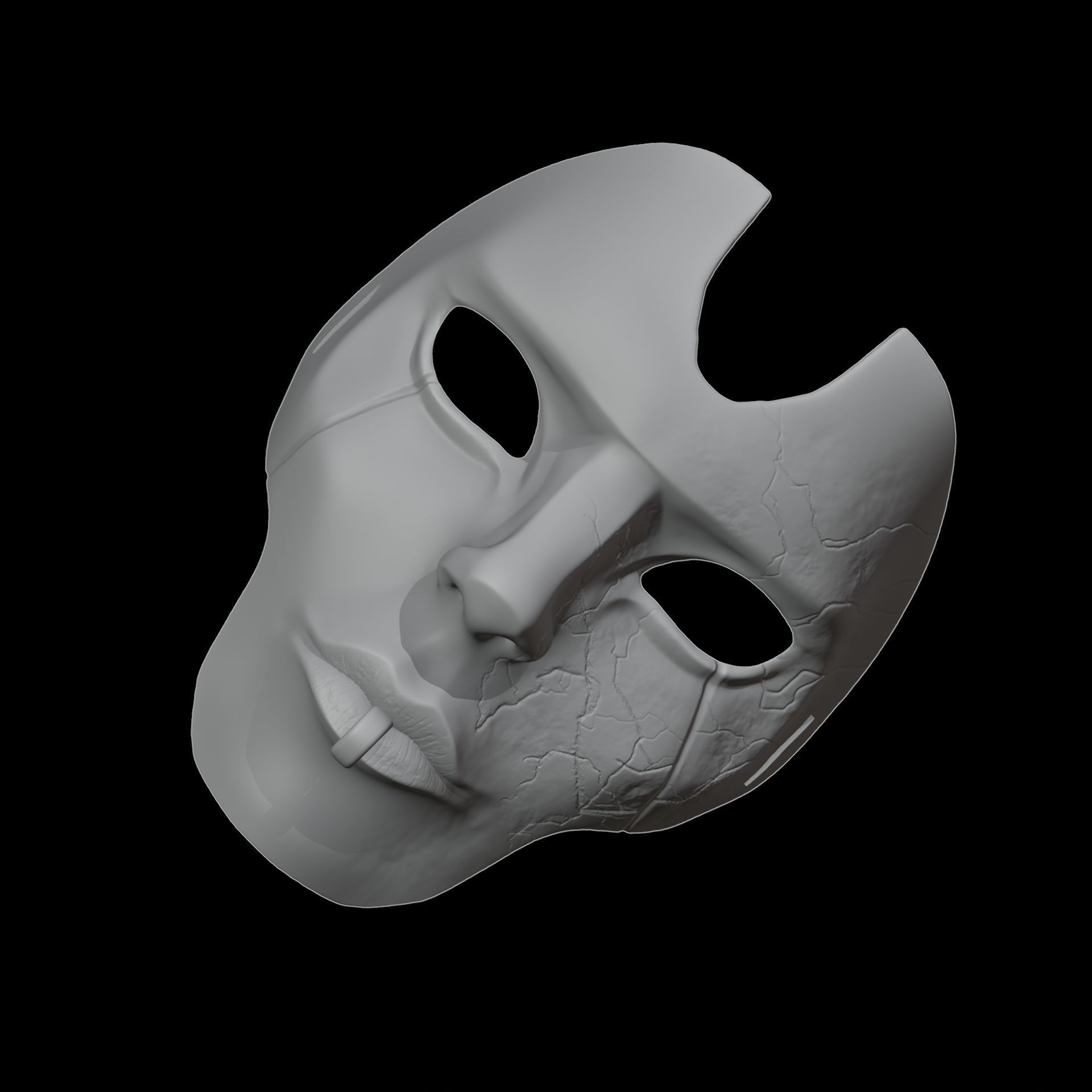 Apex Legends Ash Mask Printable STL 3D model 3D printable | CGTrader