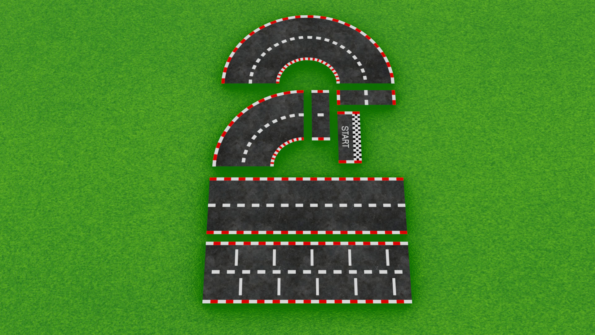 3D model Racetrack - Circuit VR / AR / low-poly | CGTrader