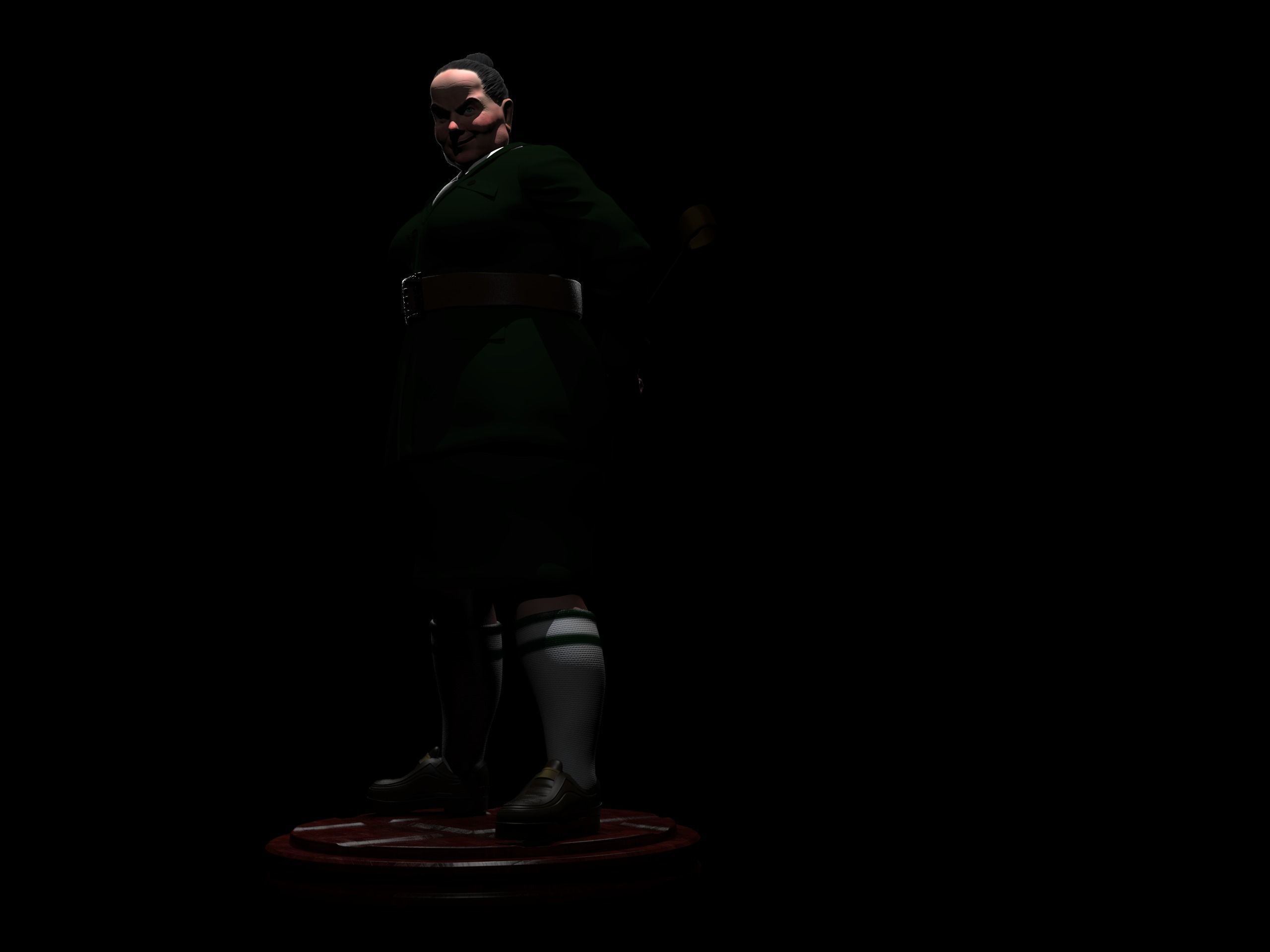 Trunchbull Tronchatoro from movie Matilda for 3d print 3D model 3D ...