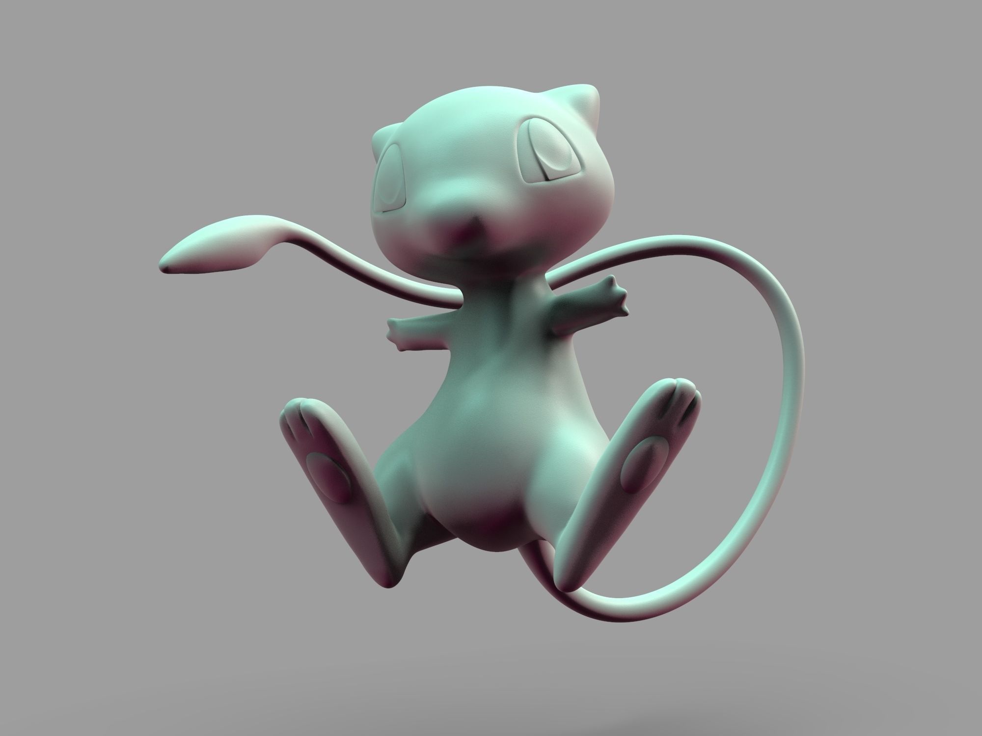 Mew 3D Print Model 3D model 3D printable | CGTrader