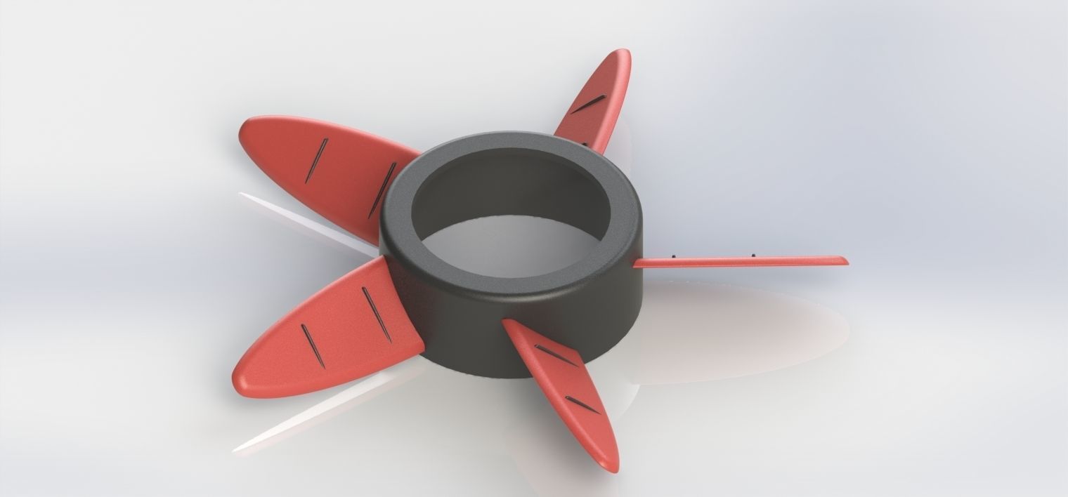 custom cpu fan 3 3D model 3D printable | CGTrader