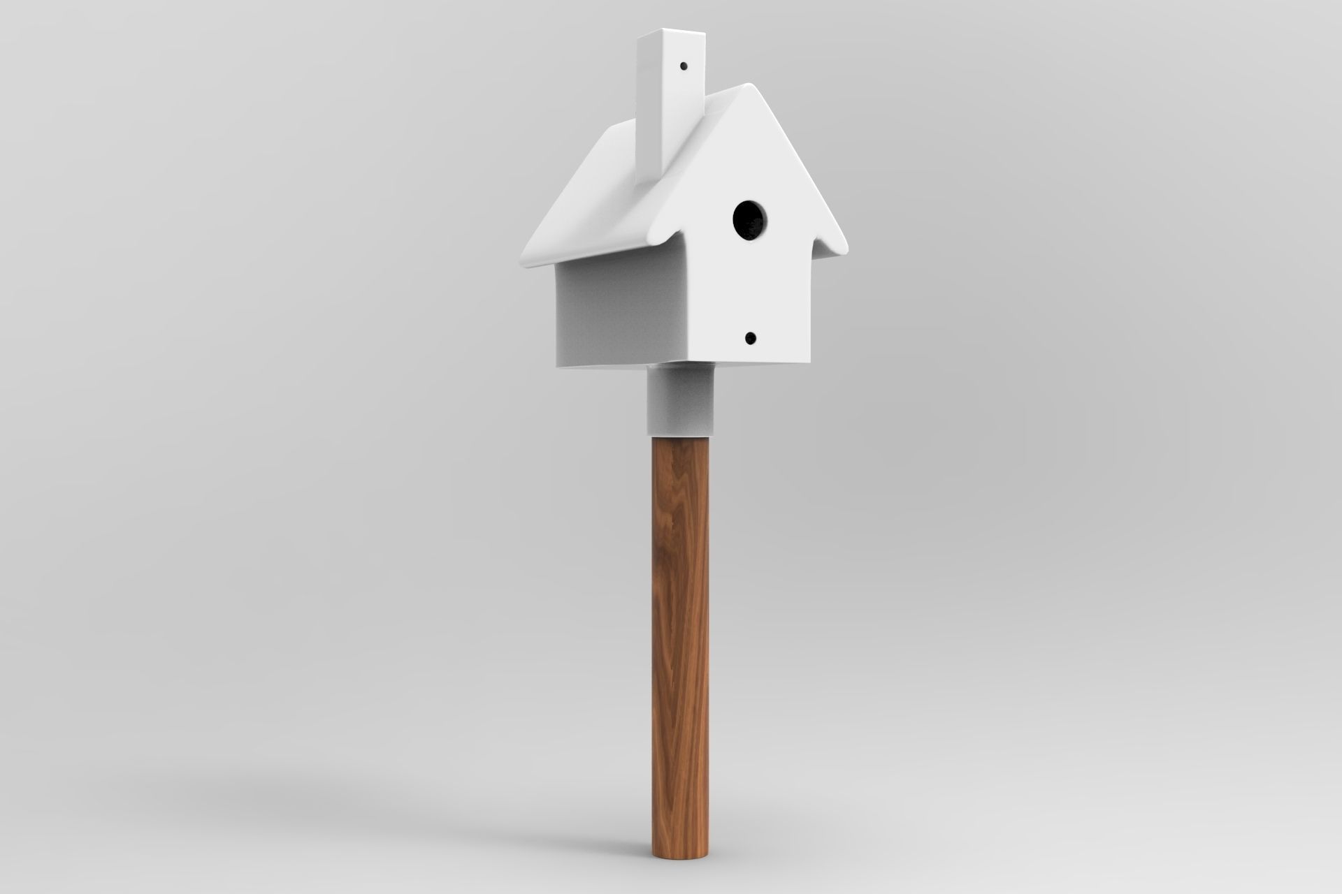 3D model Picto Bird House VR / AR / low-poly | CGTrader
