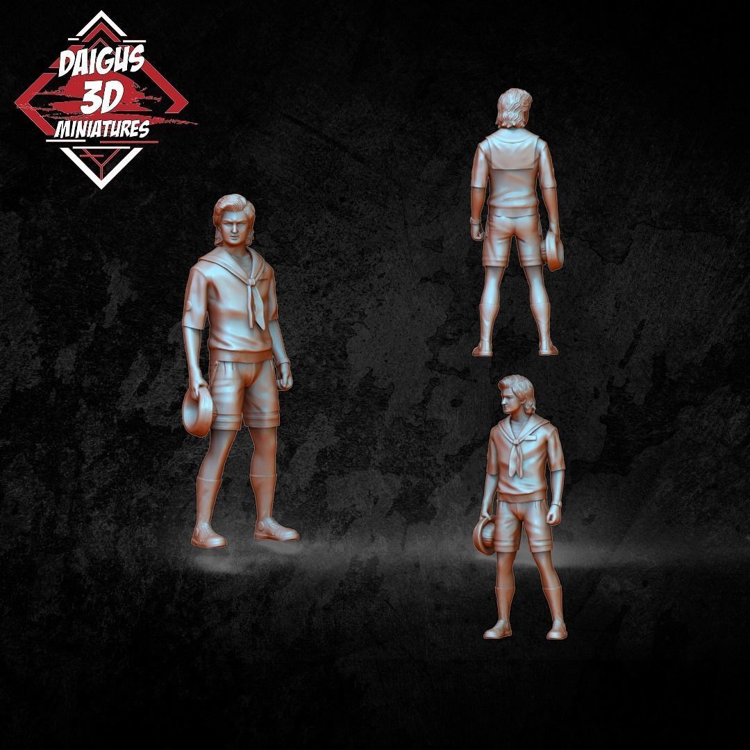 STEVE STRANGER THINGS 3D model 3D printable | CGTrader