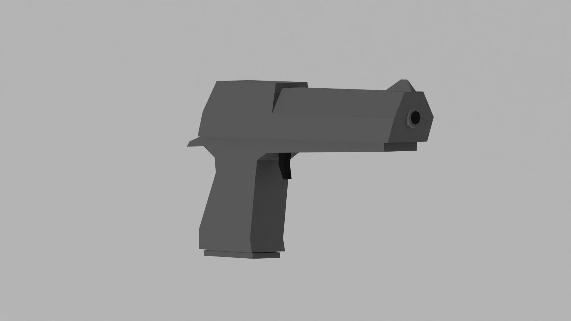 3D model Low-poly pistols pack VR / AR / low-poly | CGTrader