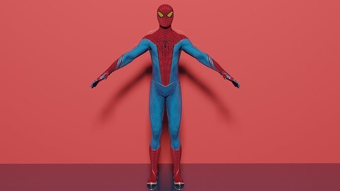 TASM Spider-Man 3D model rigged | CGTrader