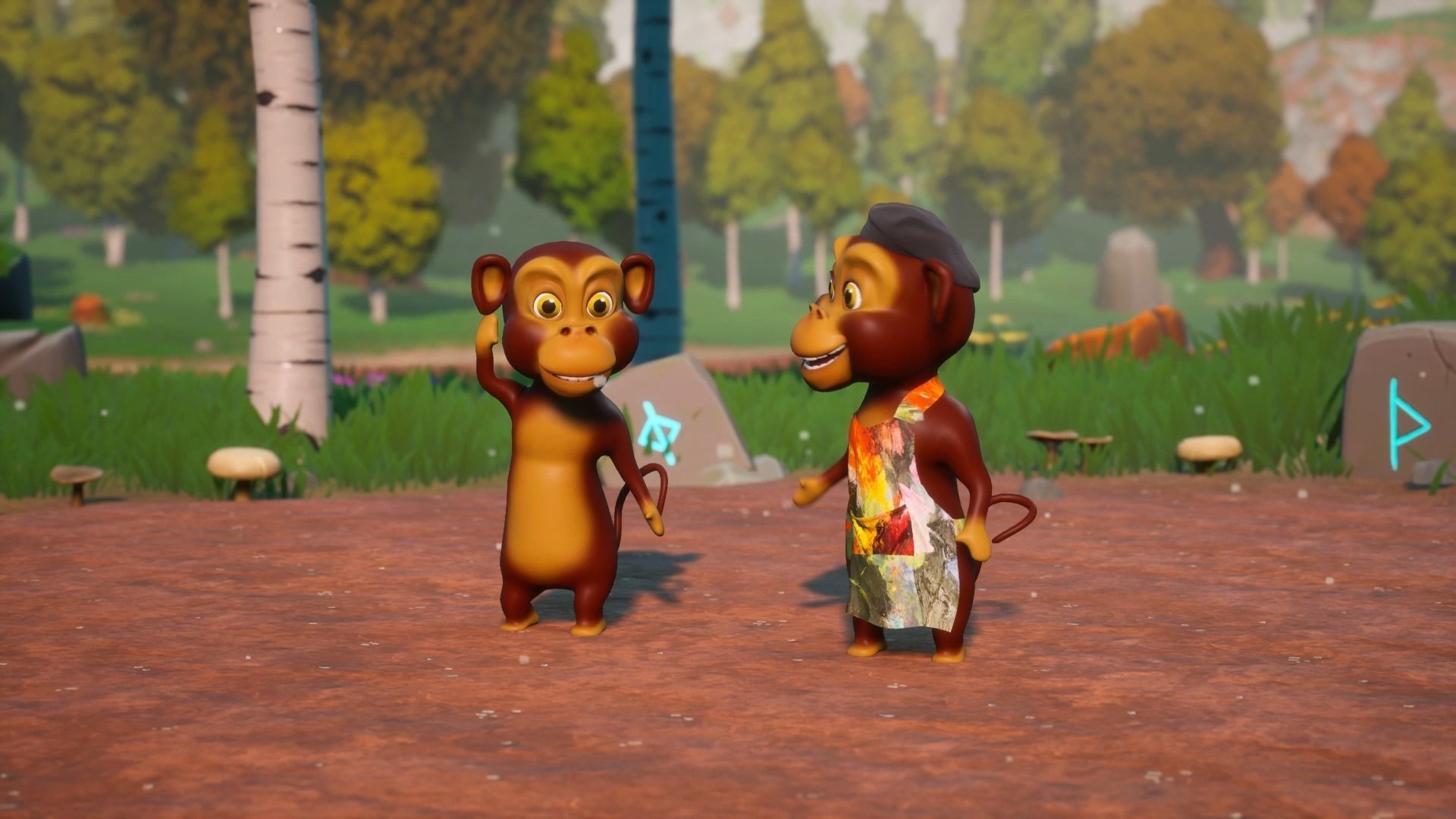 3D model Jungle Animal Buddies - Monkey VR / AR / low-poly | CGTrader