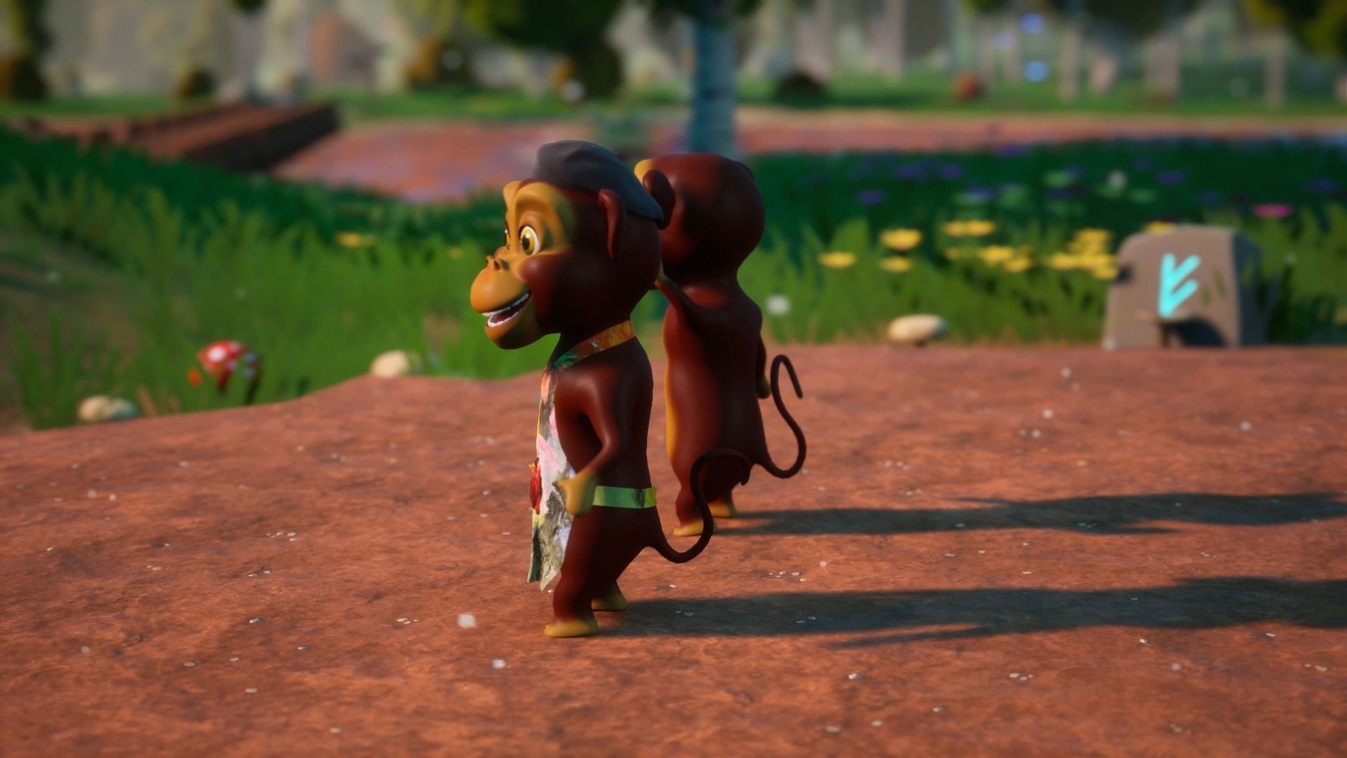 3D model Jungle Animal Buddies - Monkey VR / AR / low-poly | CGTrader