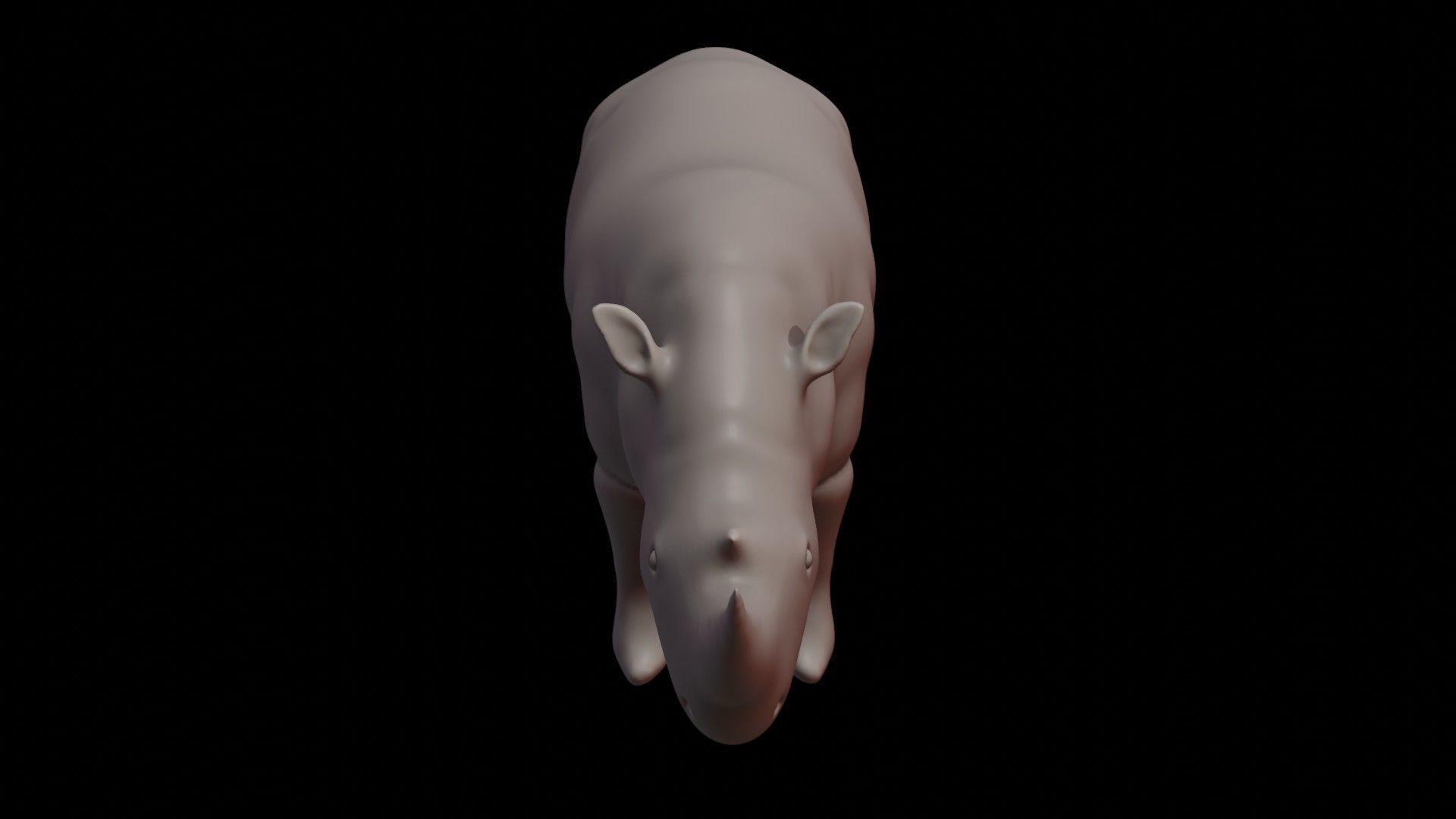 Rhino Base Mesh 3D model | CGTrader