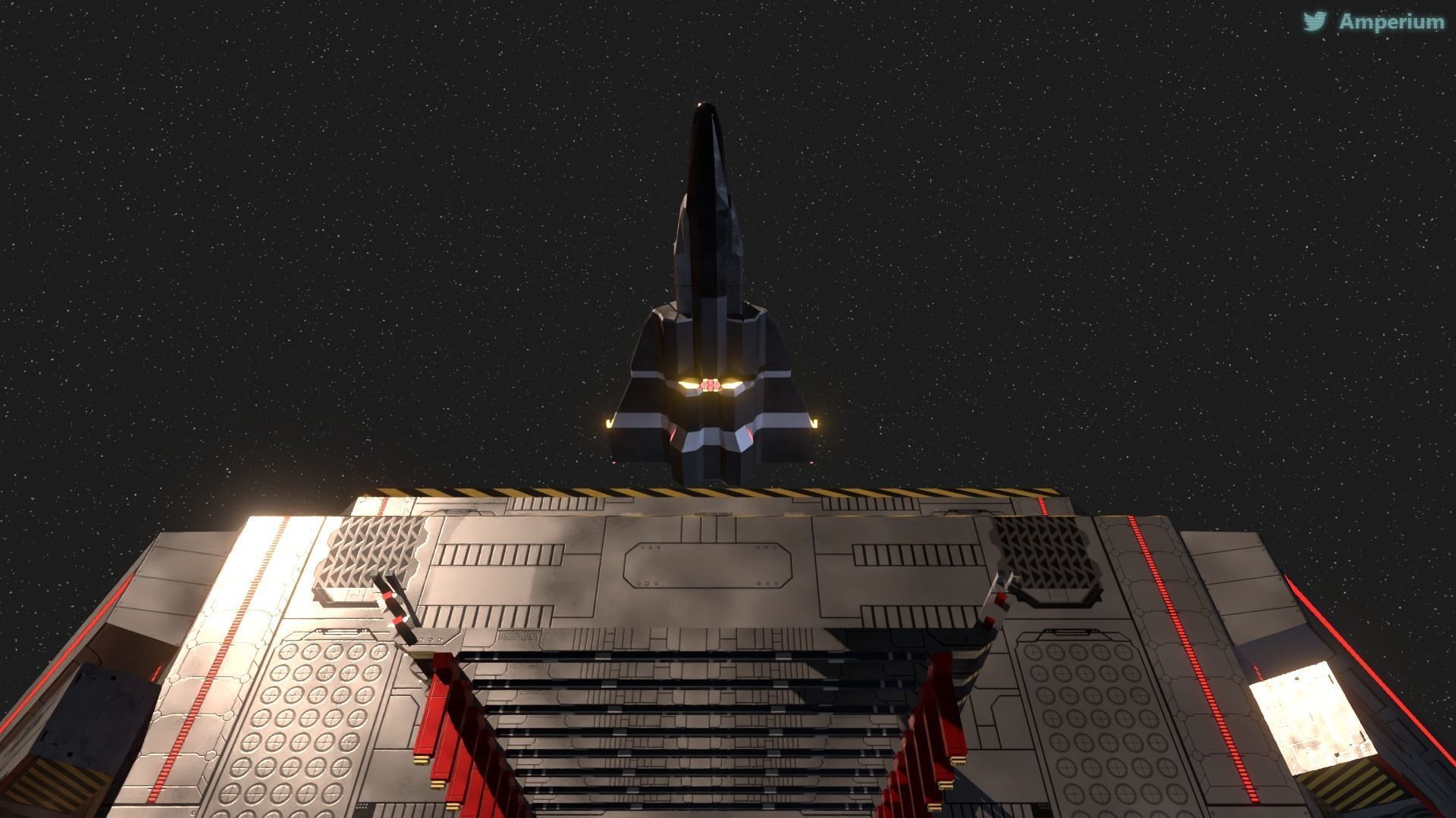 3D model Starships Pack 1 VR / AR / low-poly | CGTrader