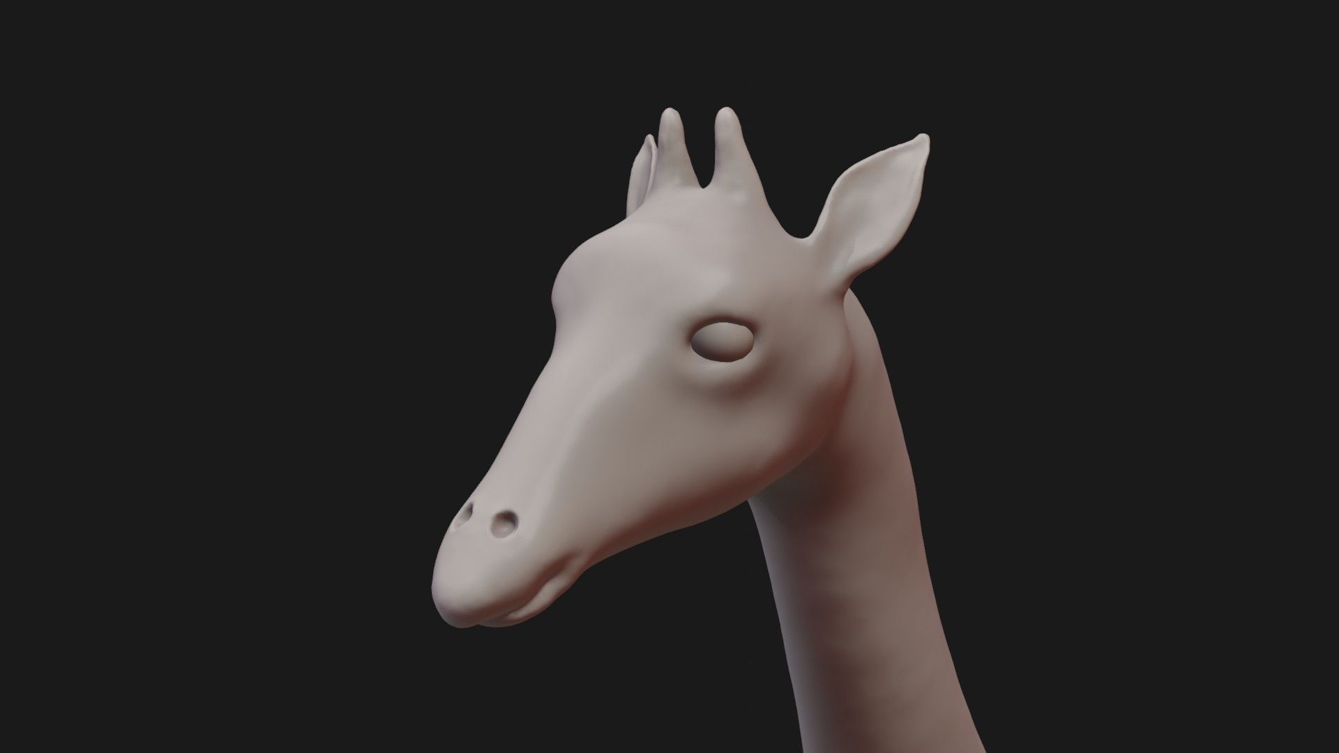 Giraffe Base Mesh 3D model | CGTrader