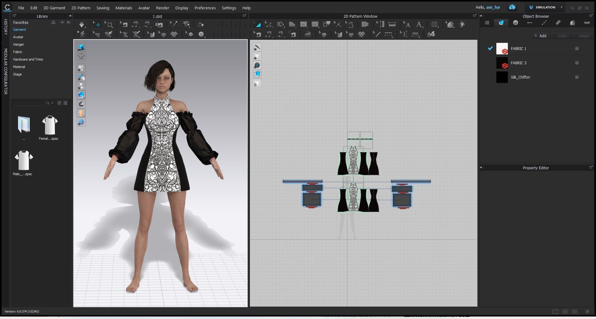 Female Dress Marvelous Designer 3D model | CGTrader