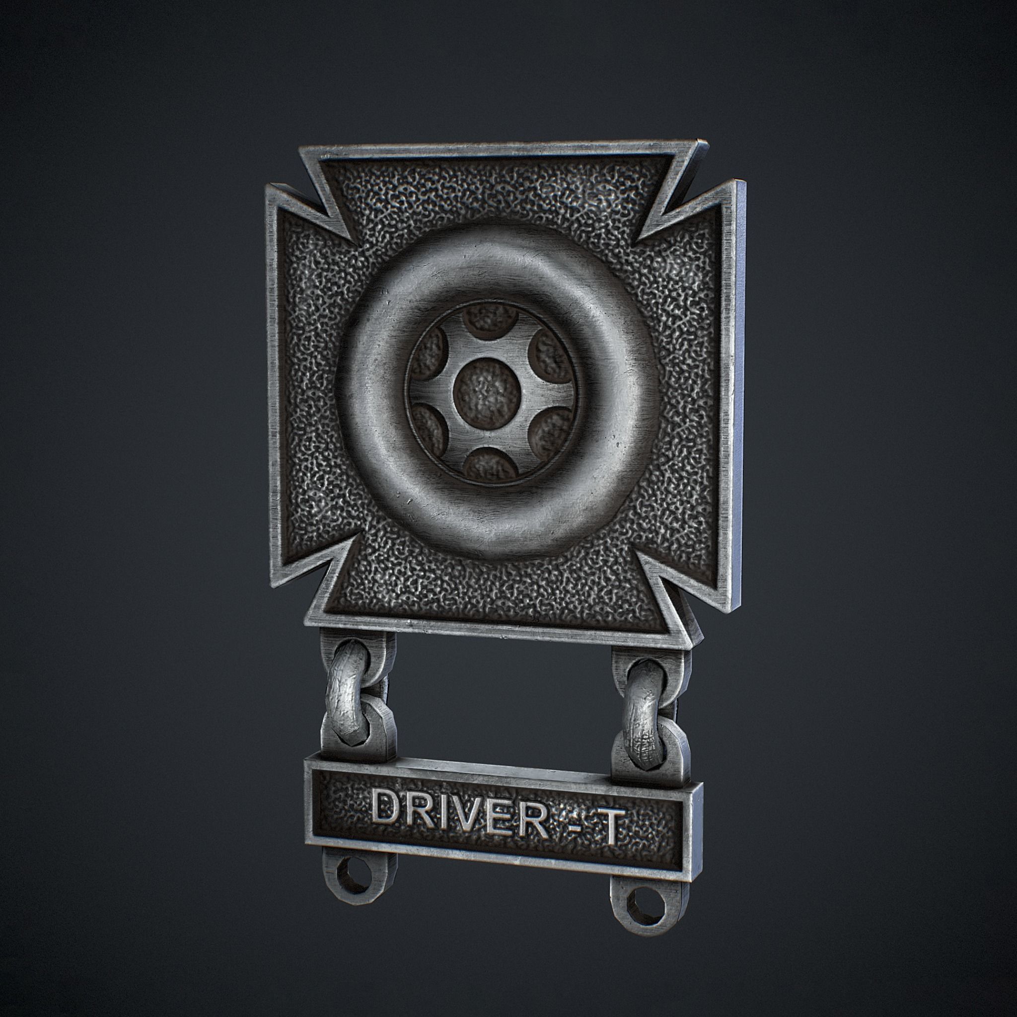 3D model Driver Mechanic Badge VR / AR / low-poly | CGTrader