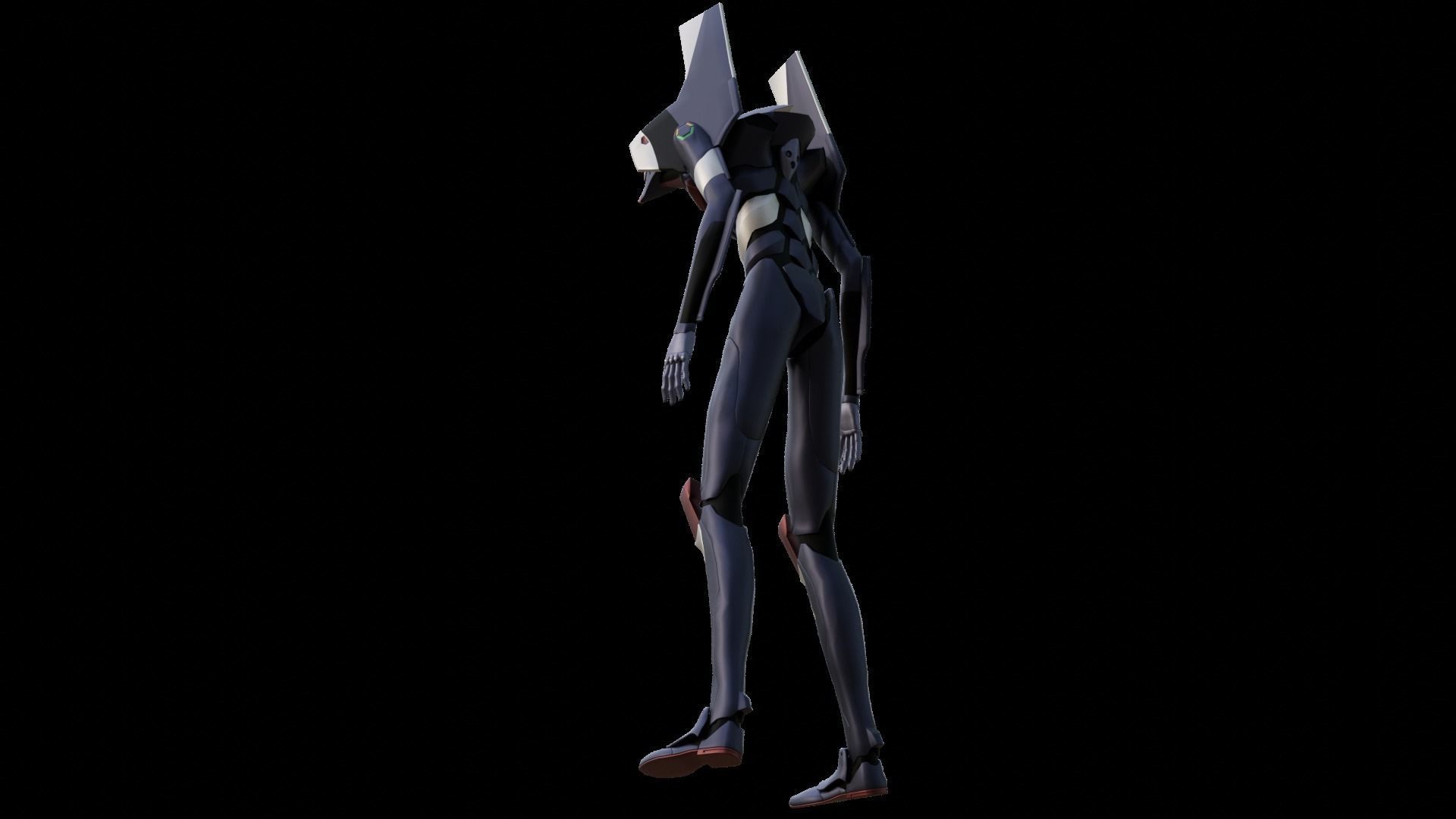 3D model Rigged EVA 03 Unit Neon Genesis Evangelion VR / AR / low-poly ...