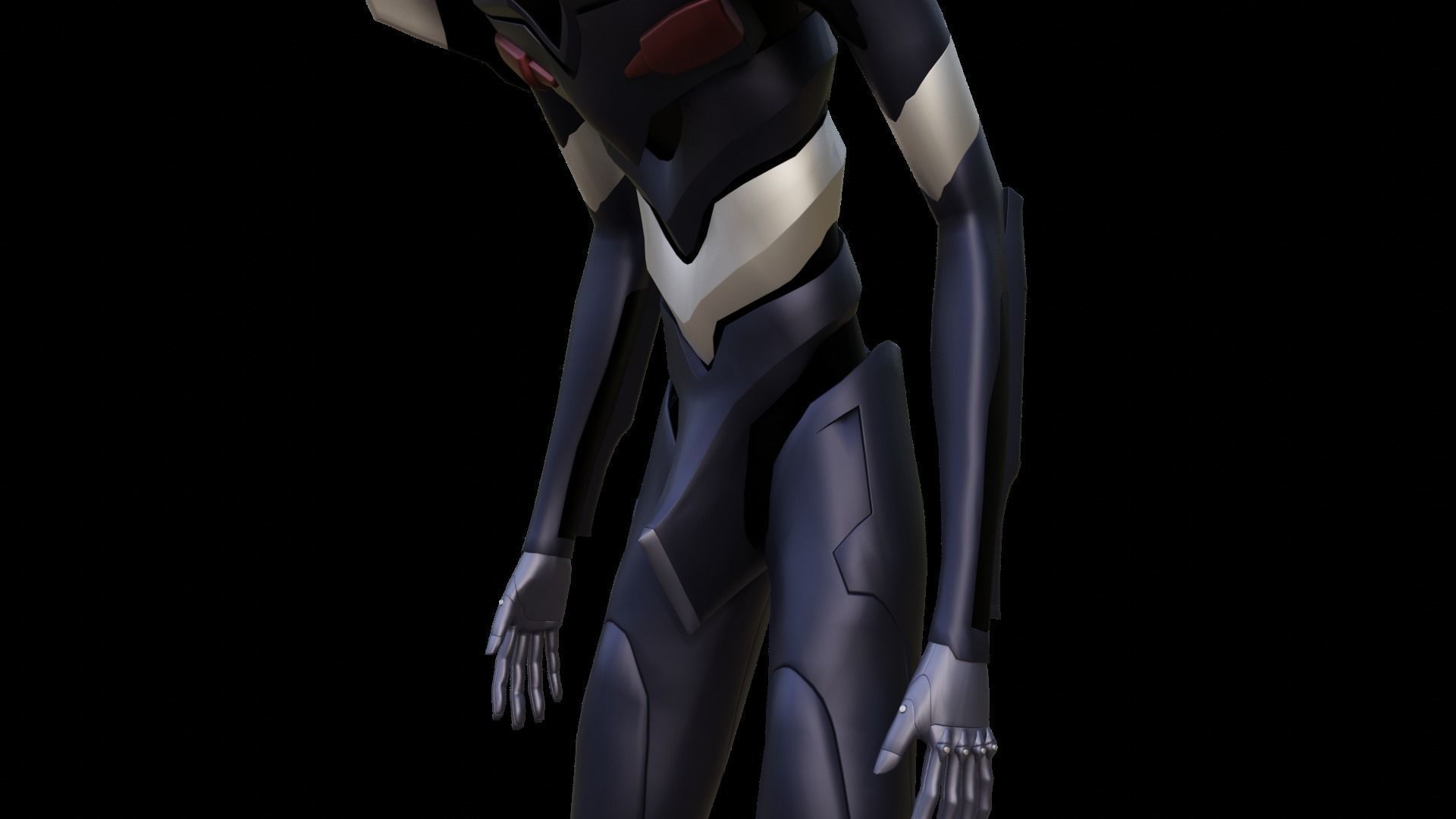 3D model Rigged EVA 03 Unit Neon Genesis Evangelion VR / AR / low-poly ...