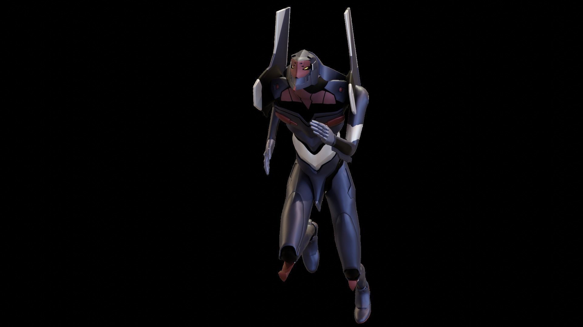 3D model Rigged EVA 03 Unit Neon Genesis Evangelion VR / AR / low-poly ...