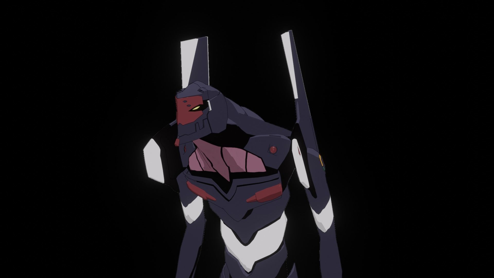 3D model Rigged EVA 03 Unit Neon Genesis Evangelion VR / AR / low-poly ...