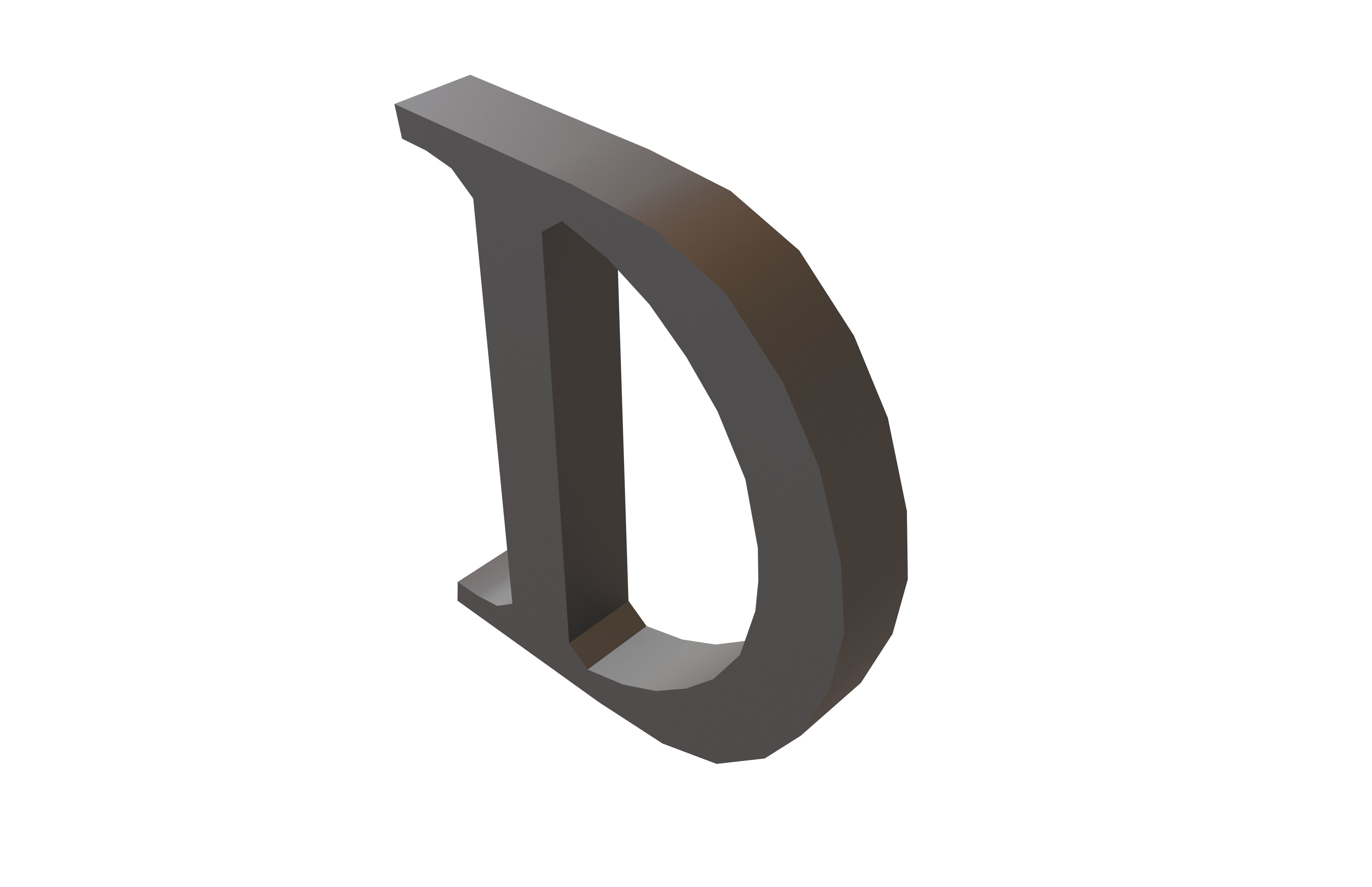 3D model Roman Numerals 500 v1 001 VR / AR / low-poly | CGTrader