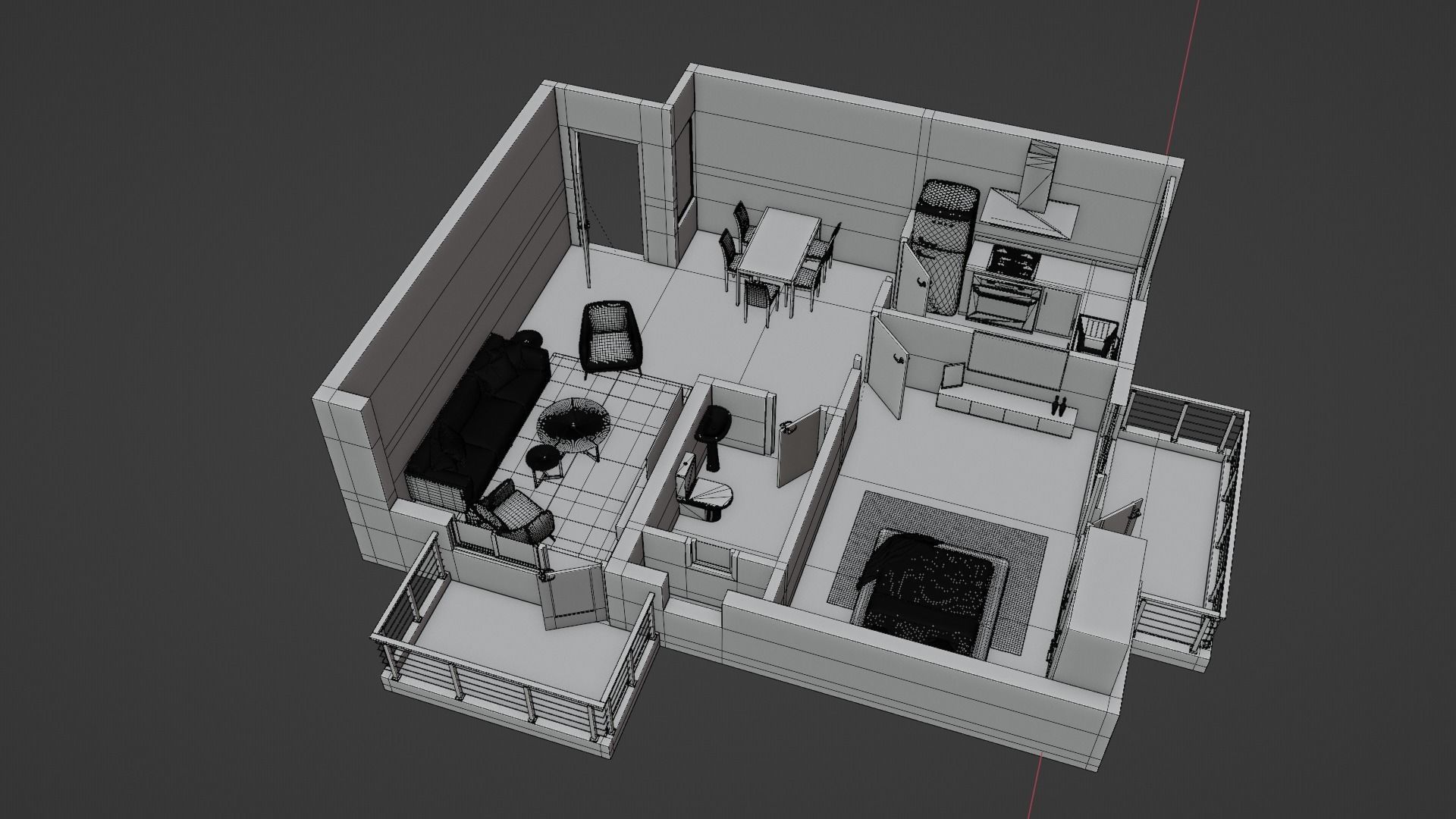 3D Floor Plan model 03 3D model | CGTrader