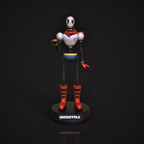 Papyrus - Undertale 3D model 3D printable | CGTrader