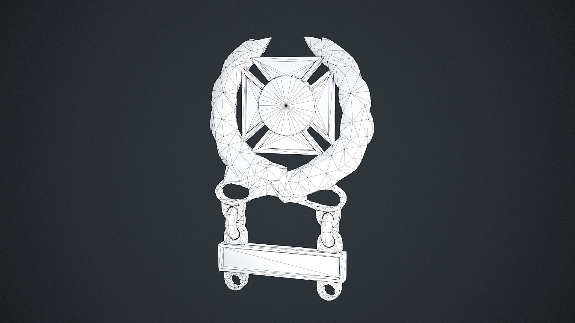 3D model Marksmanship Expert Badge VR / AR / low-poly | CGTrader
