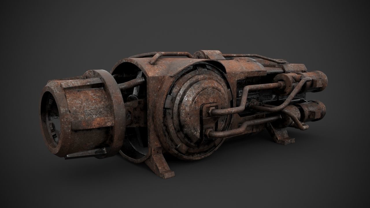 Machinery device free 3D model | CGTrader