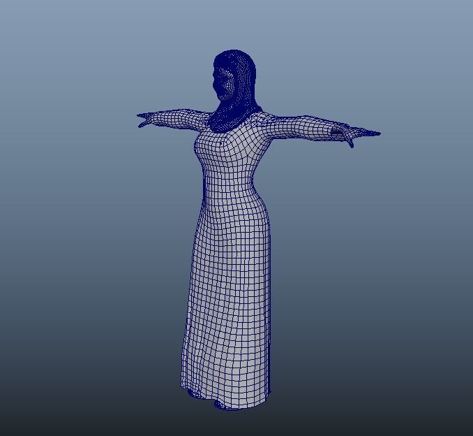 3D model Arab Women Character Rigged VR / AR / low-poly | CGTrader