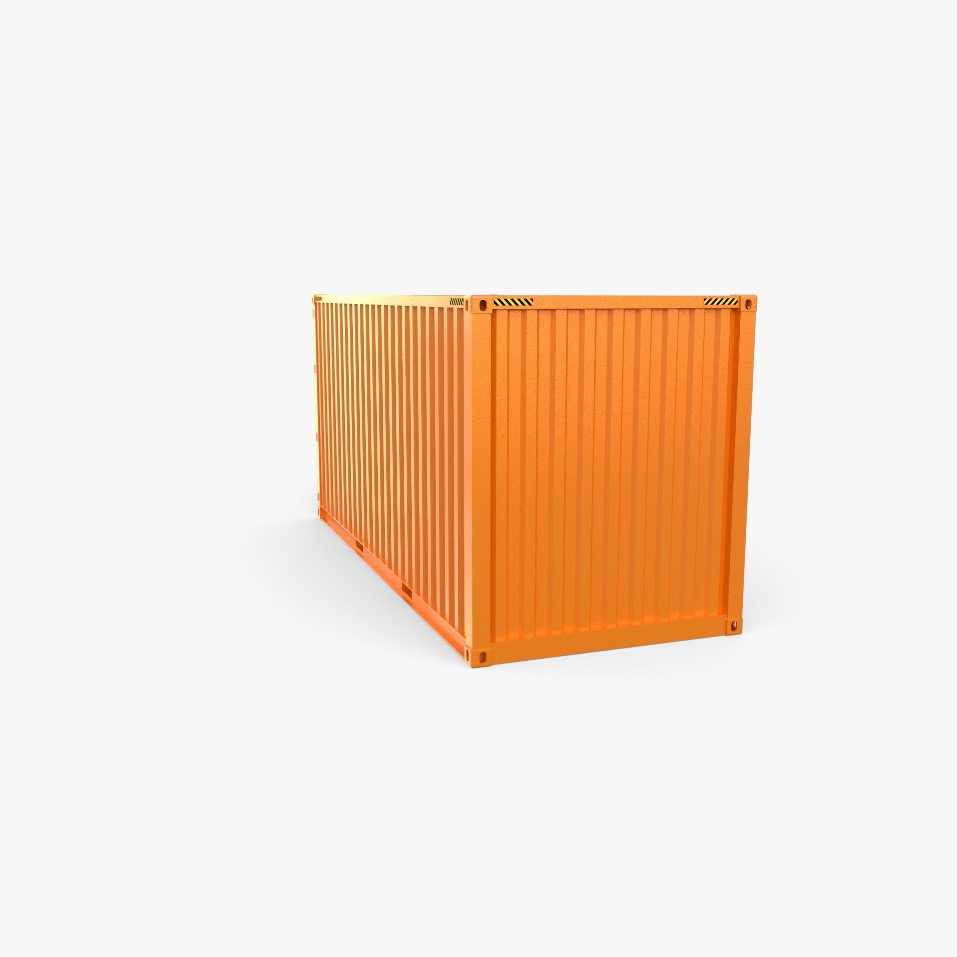 20ft Shipping Container High Cube 3D model | CGTrader