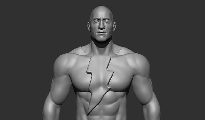 Black Adam 3D model 3D printable | CGTrader