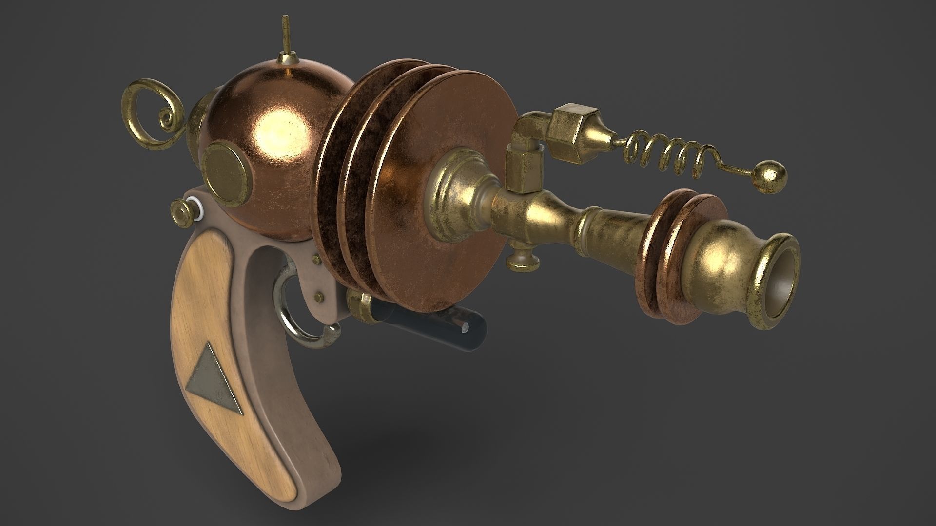 Fantasy Gun 15 3D model | CGTrader