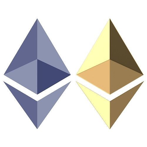 3D model Ethereum Symbol VR / AR / low-poly | CGTrader