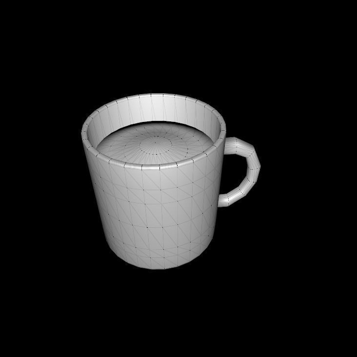 hot chocolate glass cup 3D model | CGTrader