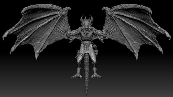 Harpy Vampire High Quality Sculpt 3D model | CGTrader