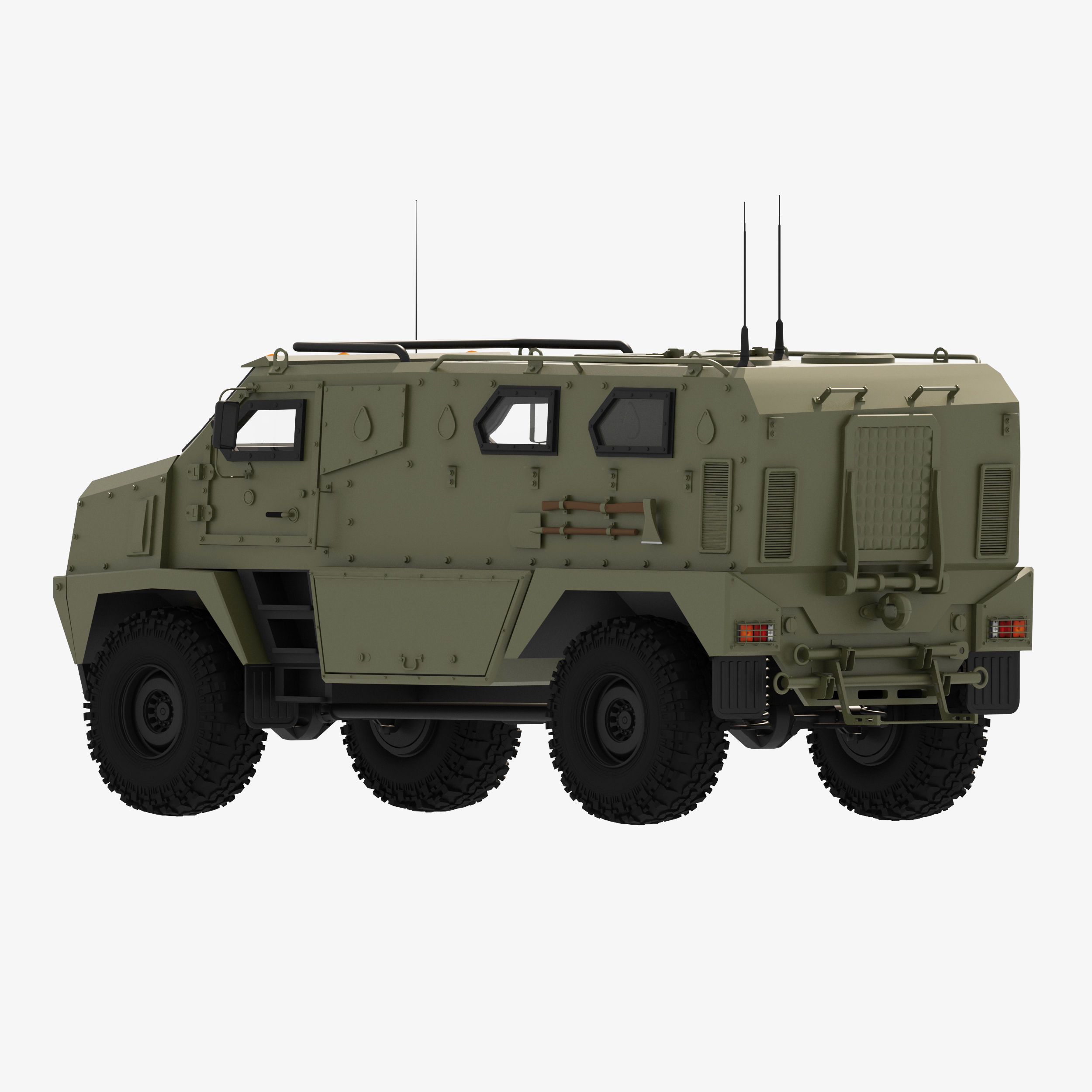 Armored military vehicle 3D model | CGTrader