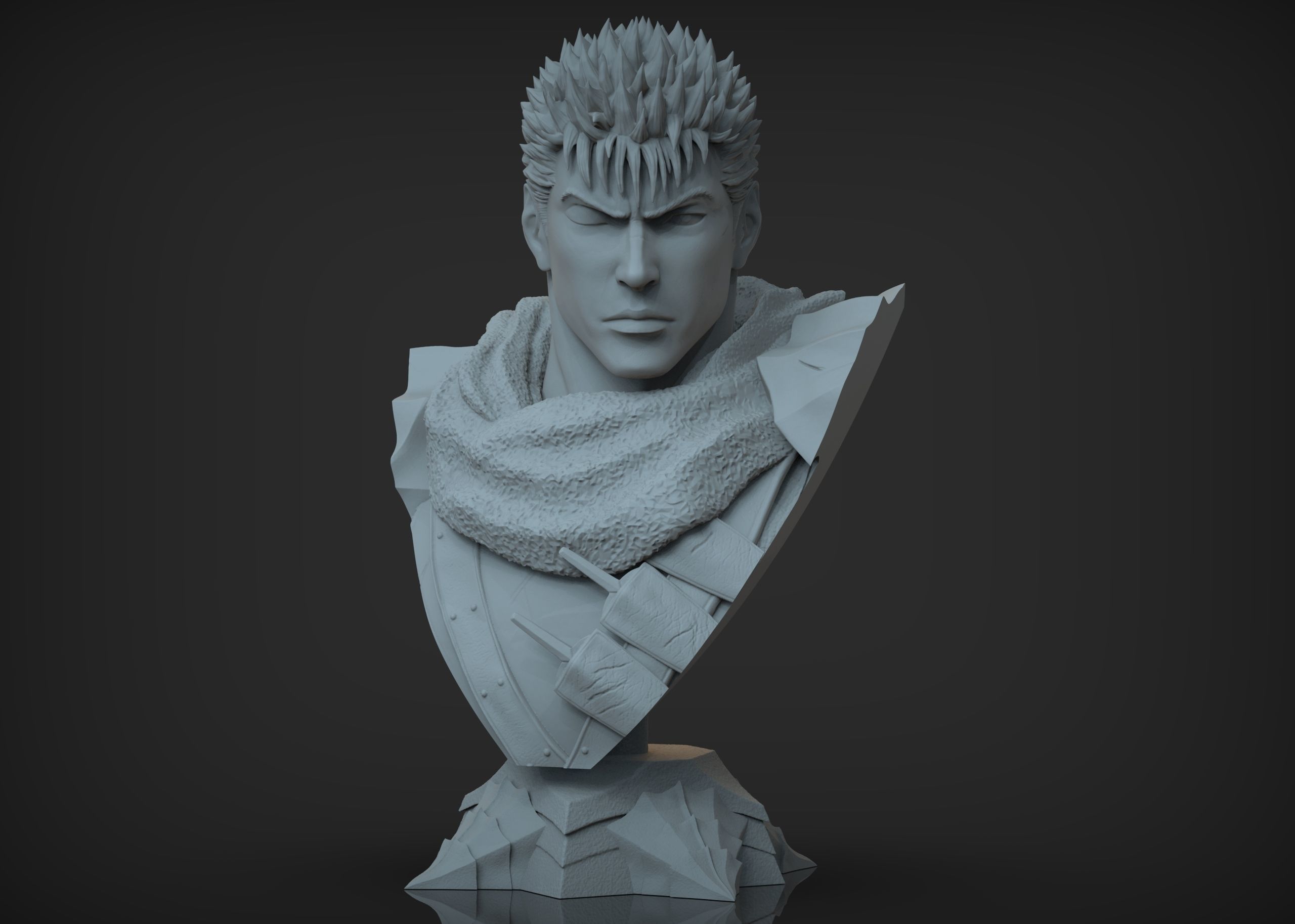 Guts - Berserk 3D model 3D printable | CGTrader