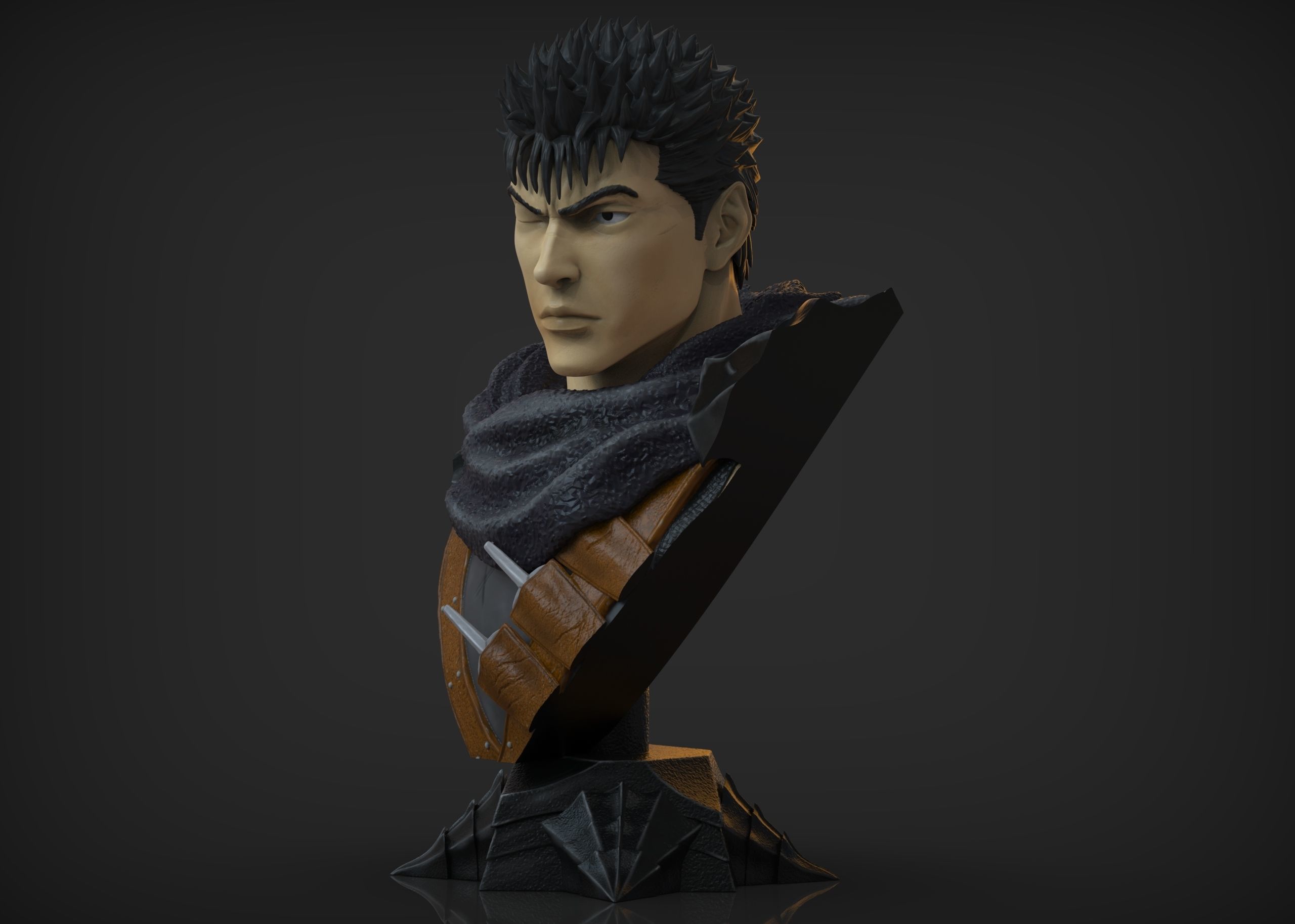 Guts - Berserk 3D model 3D printable | CGTrader