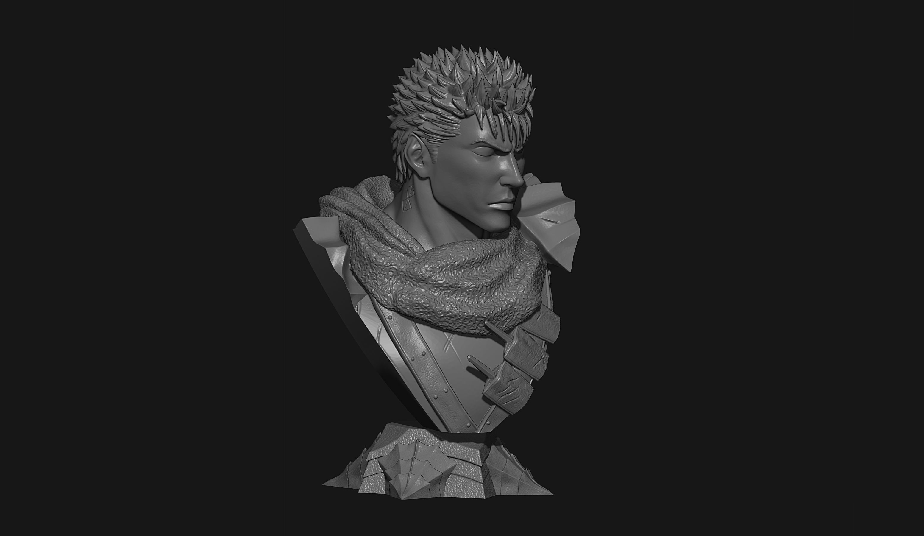 Guts - Berserk 3D model 3D printable | CGTrader