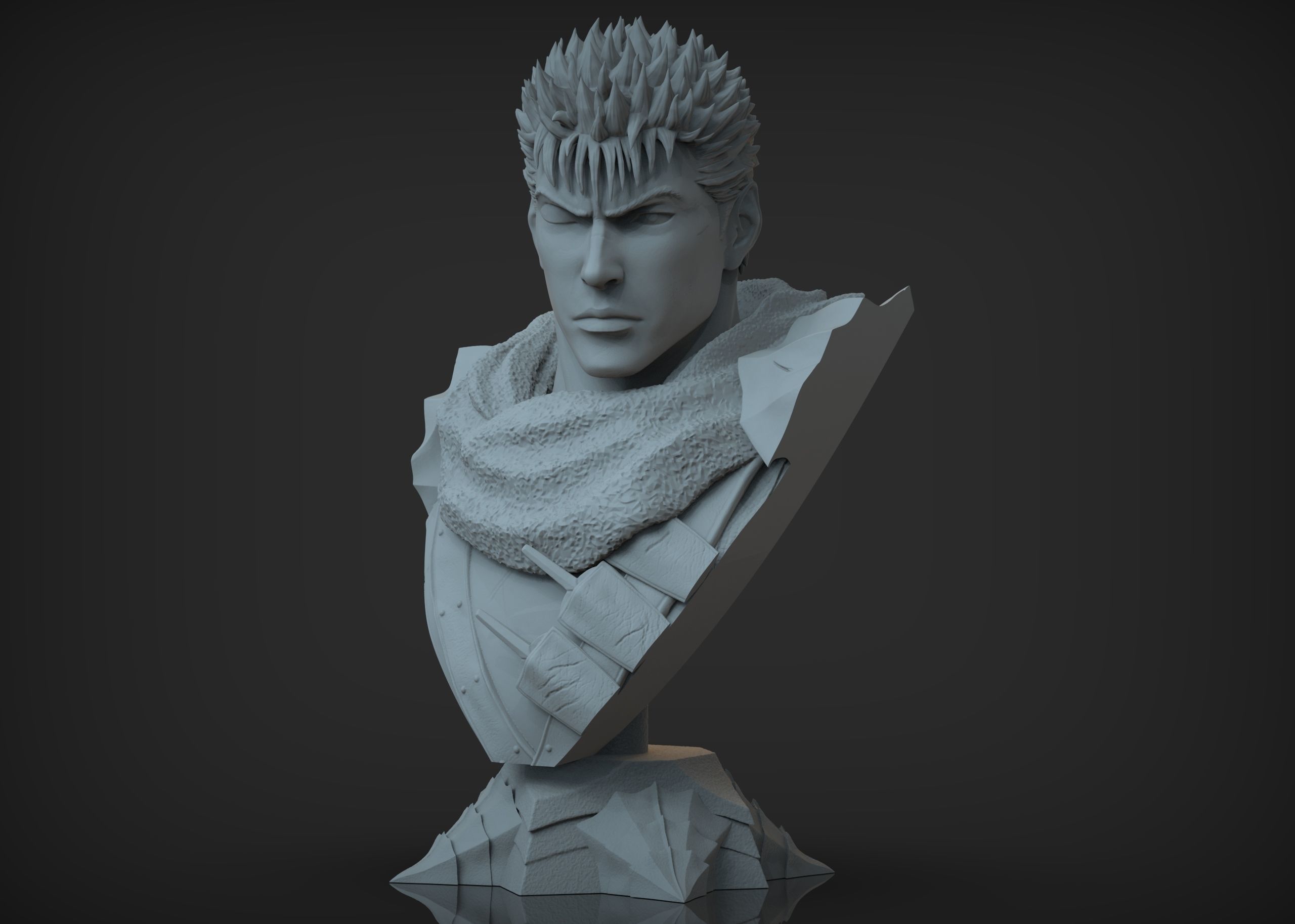 Guts - Berserk 3D model 3D printable | CGTrader