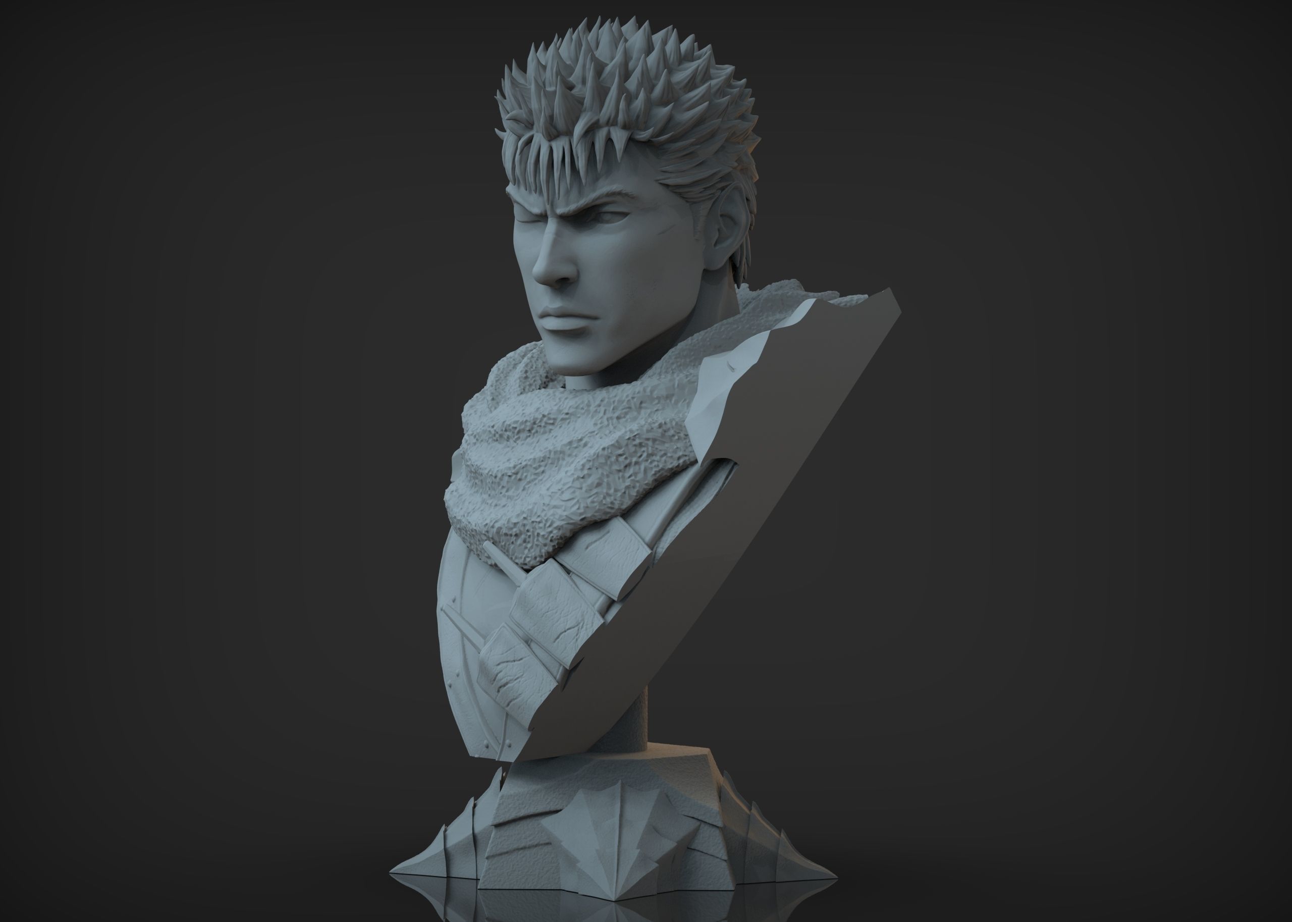 Guts - Berserk 3D model 3D printable | CGTrader