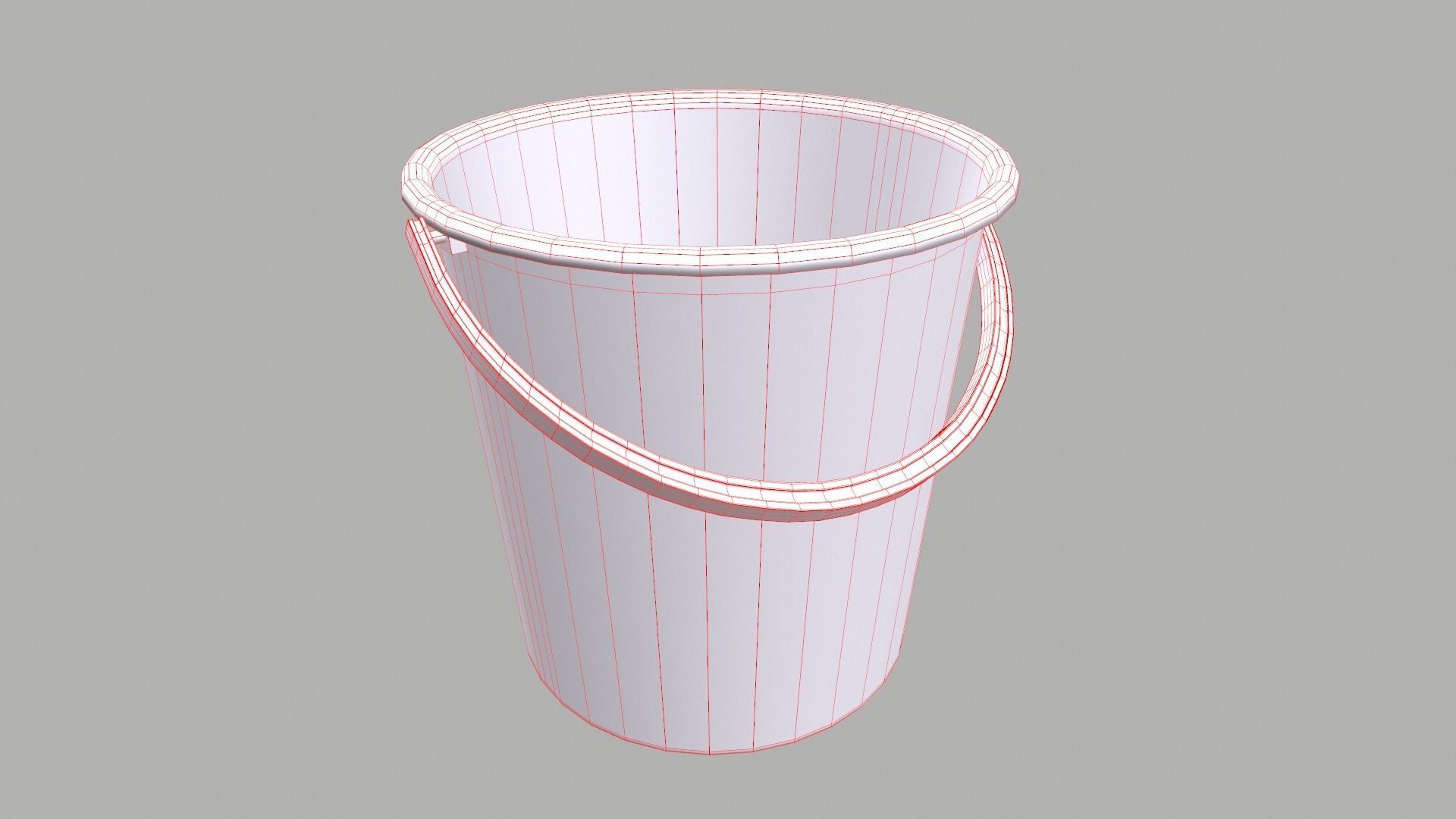 Plastic Bucket free VR / AR / low-poly 3D model | CGTrader