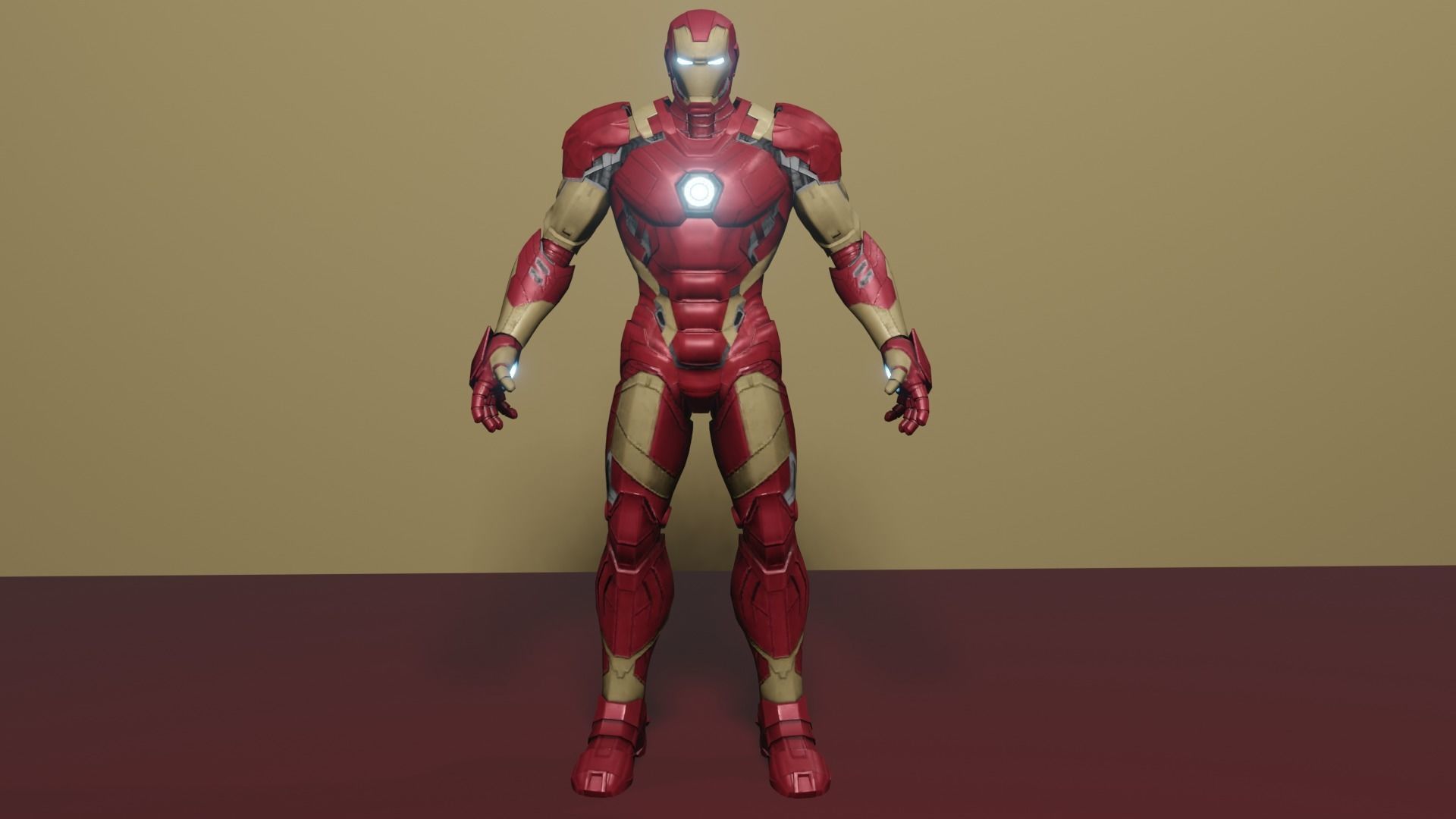 Iron Man Bleeding Edge 3D model rigged | CGTrader