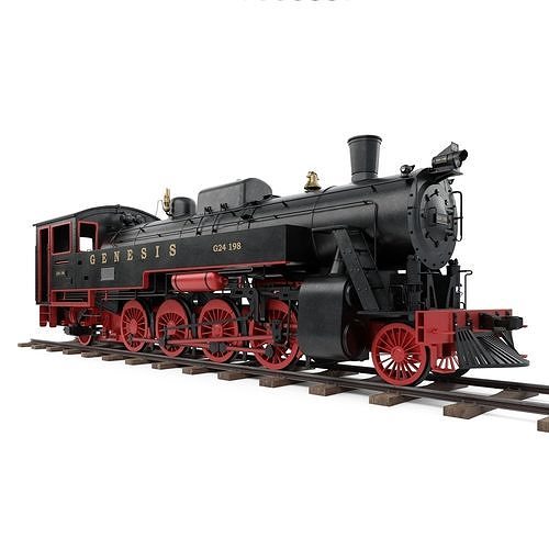 Steam Locomotive 3D model | CGTrader