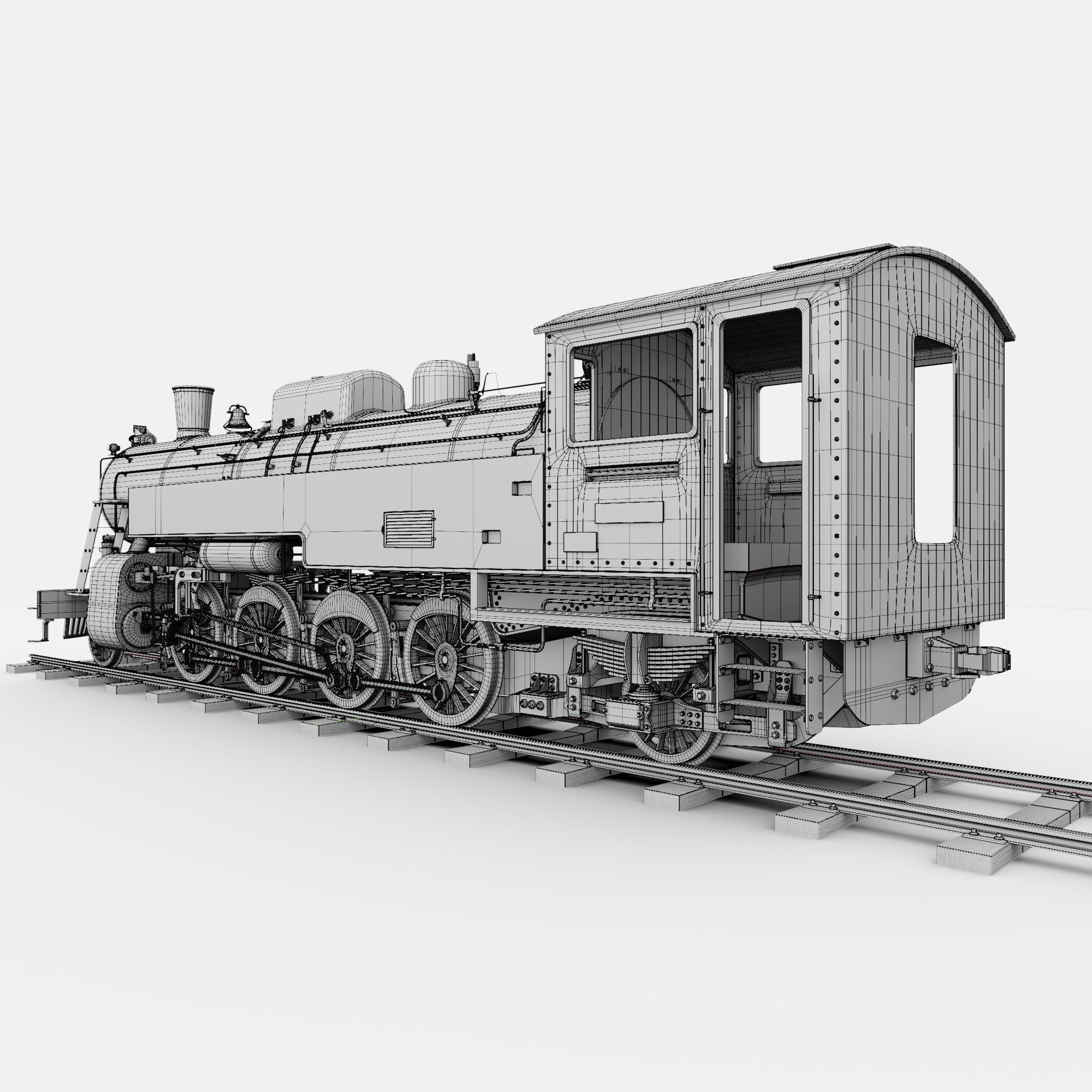 Steam Locomotive 3D model | CGTrader