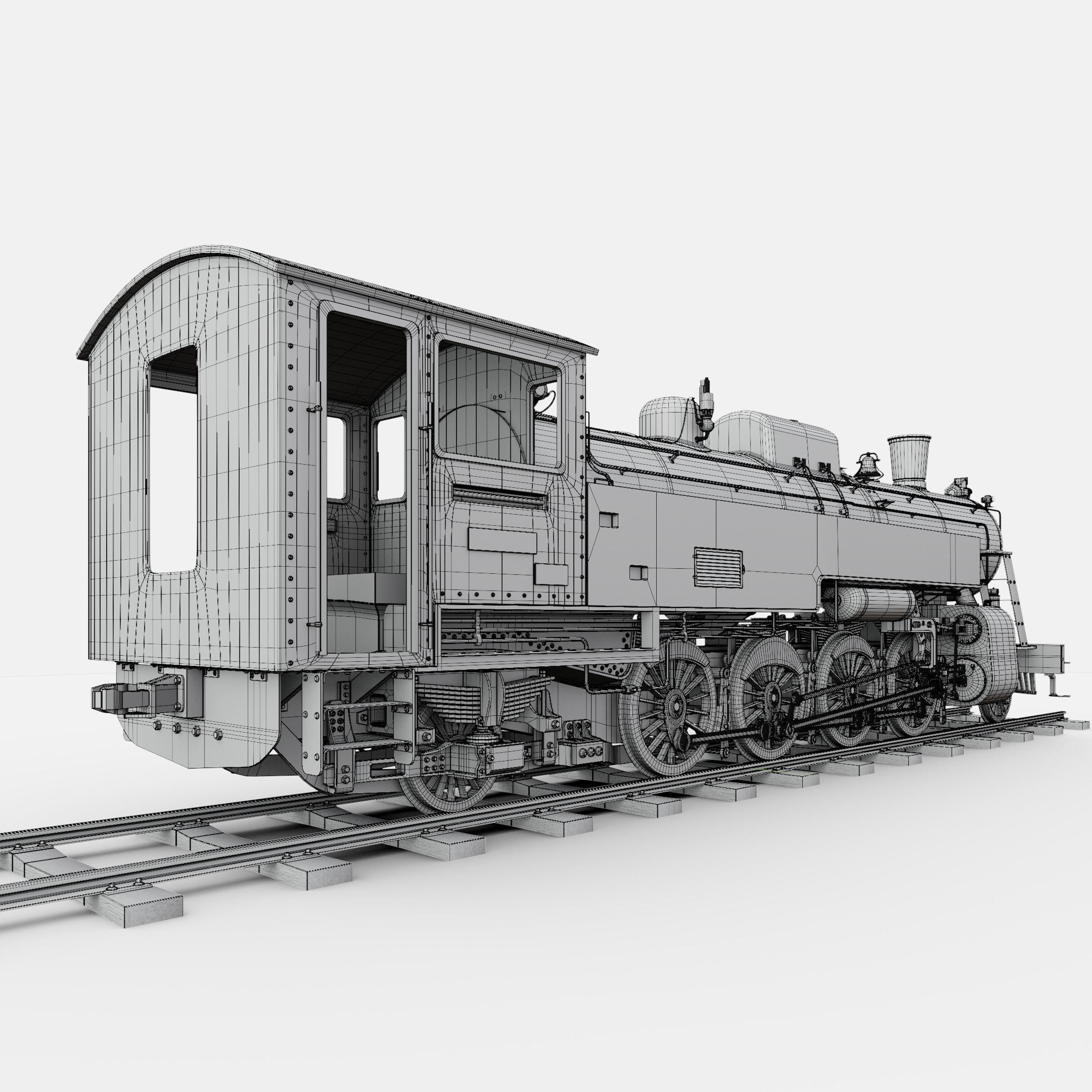 Steam Locomotive 3D model | CGTrader