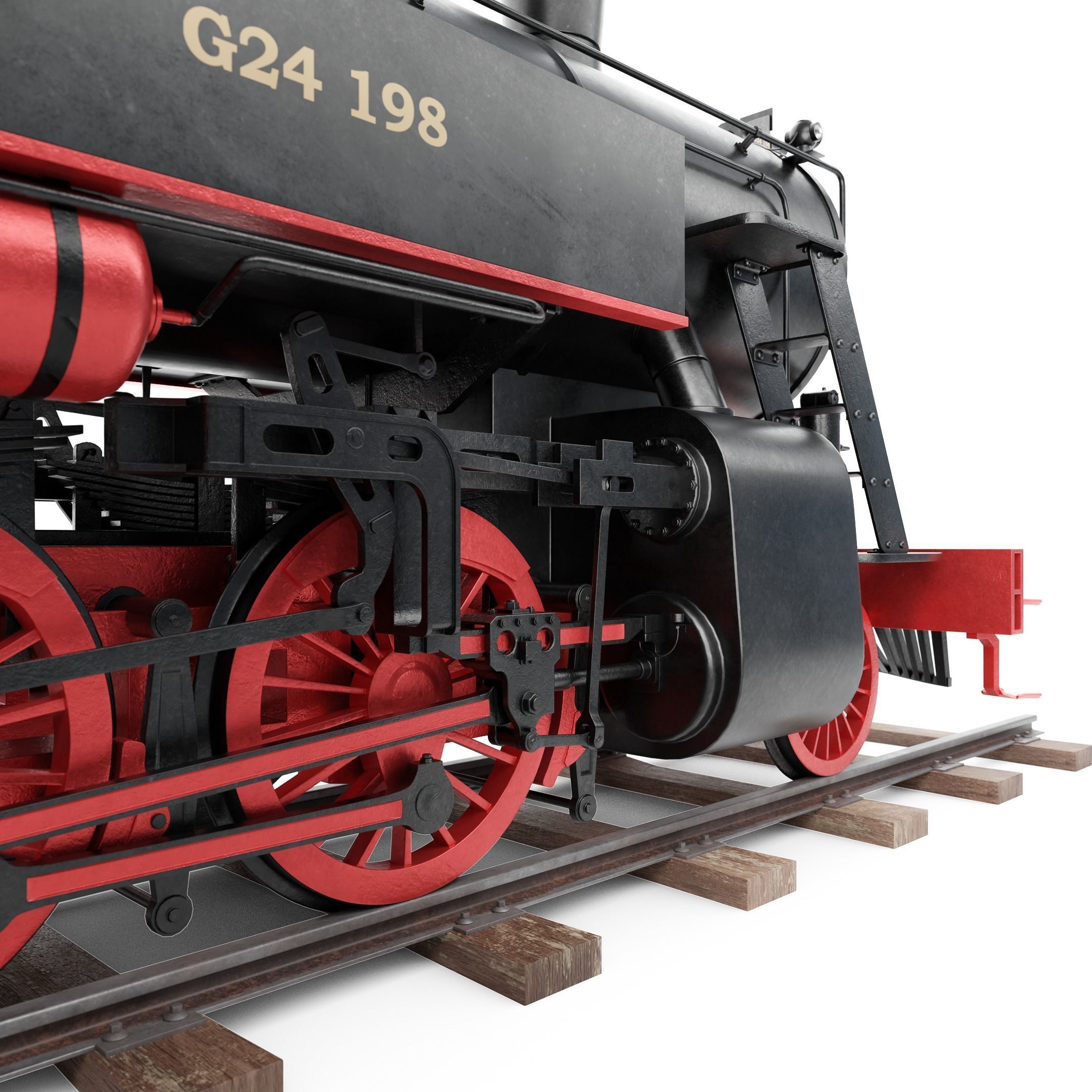 Steam Locomotive 3D model | CGTrader