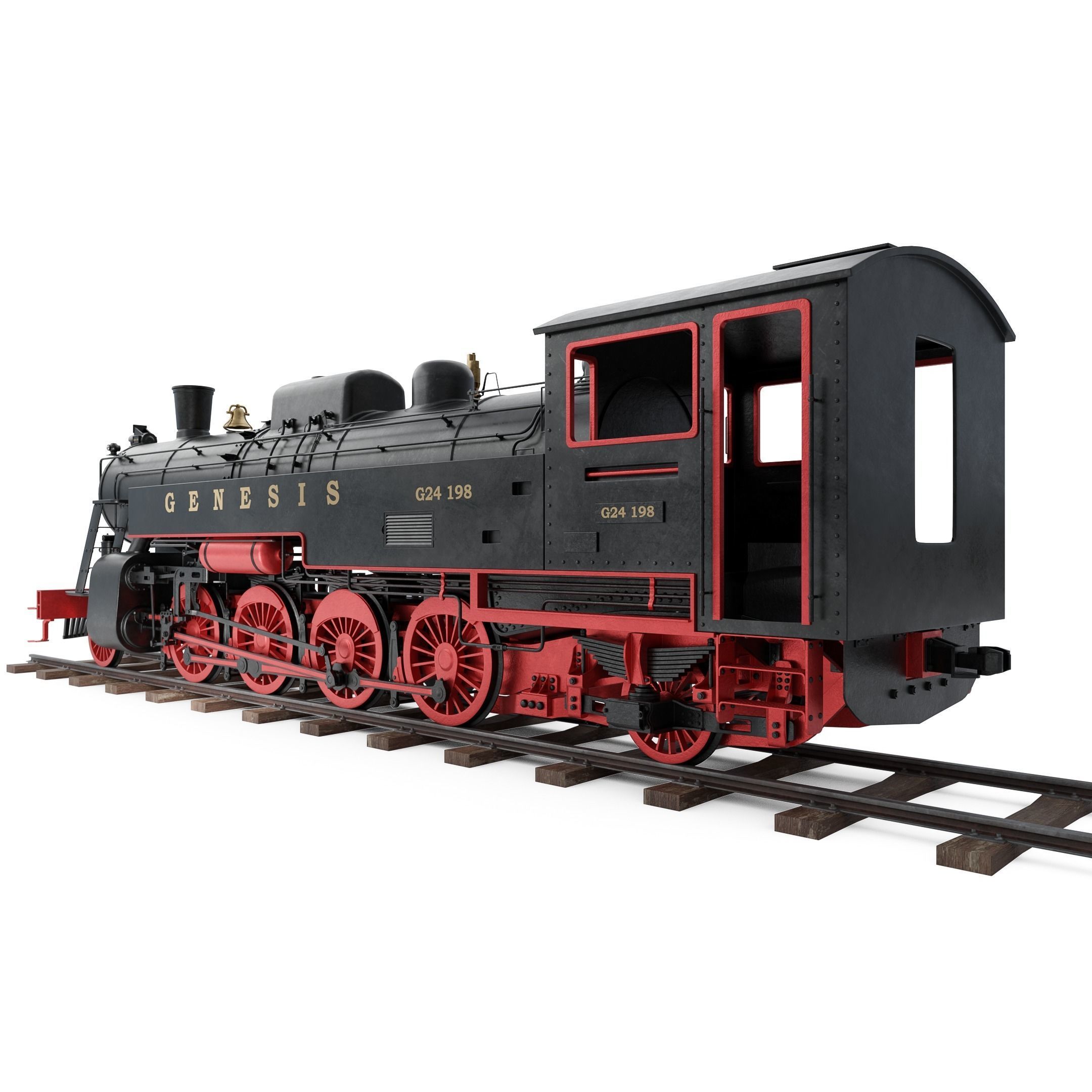 Steam Locomotive 3D model | CGTrader