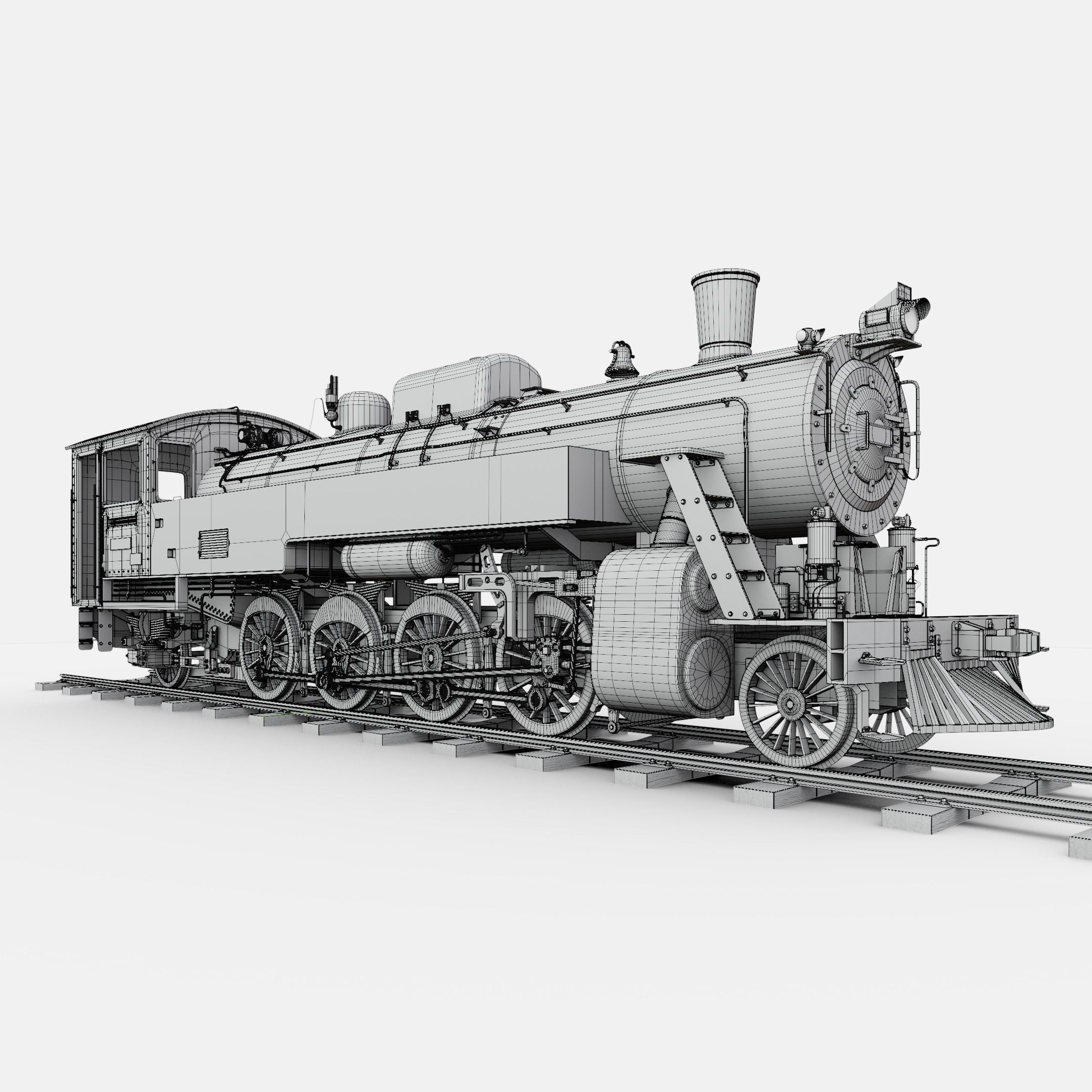 Steam Locomotive 3D model | CGTrader