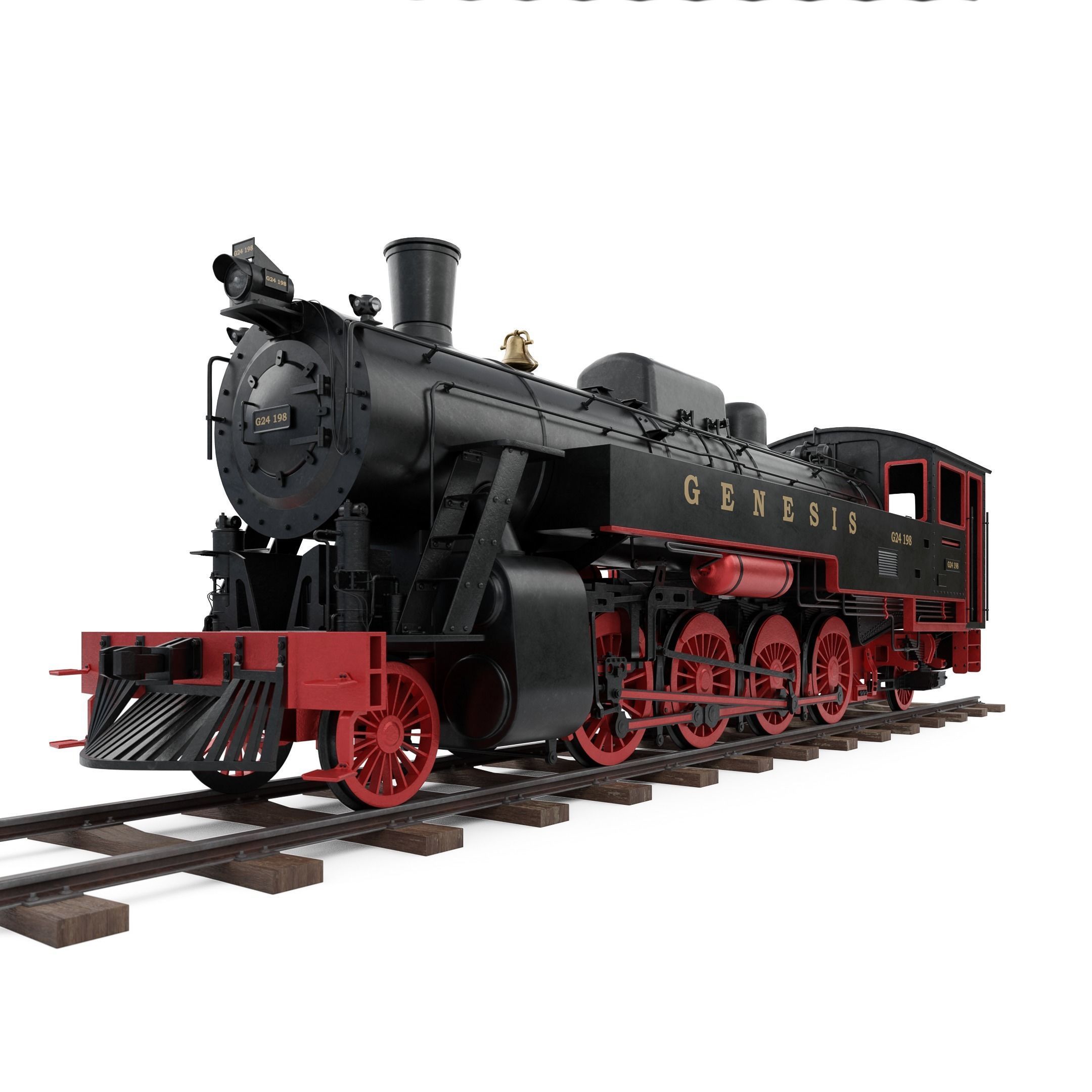 Steam Locomotive 3D model | CGTrader