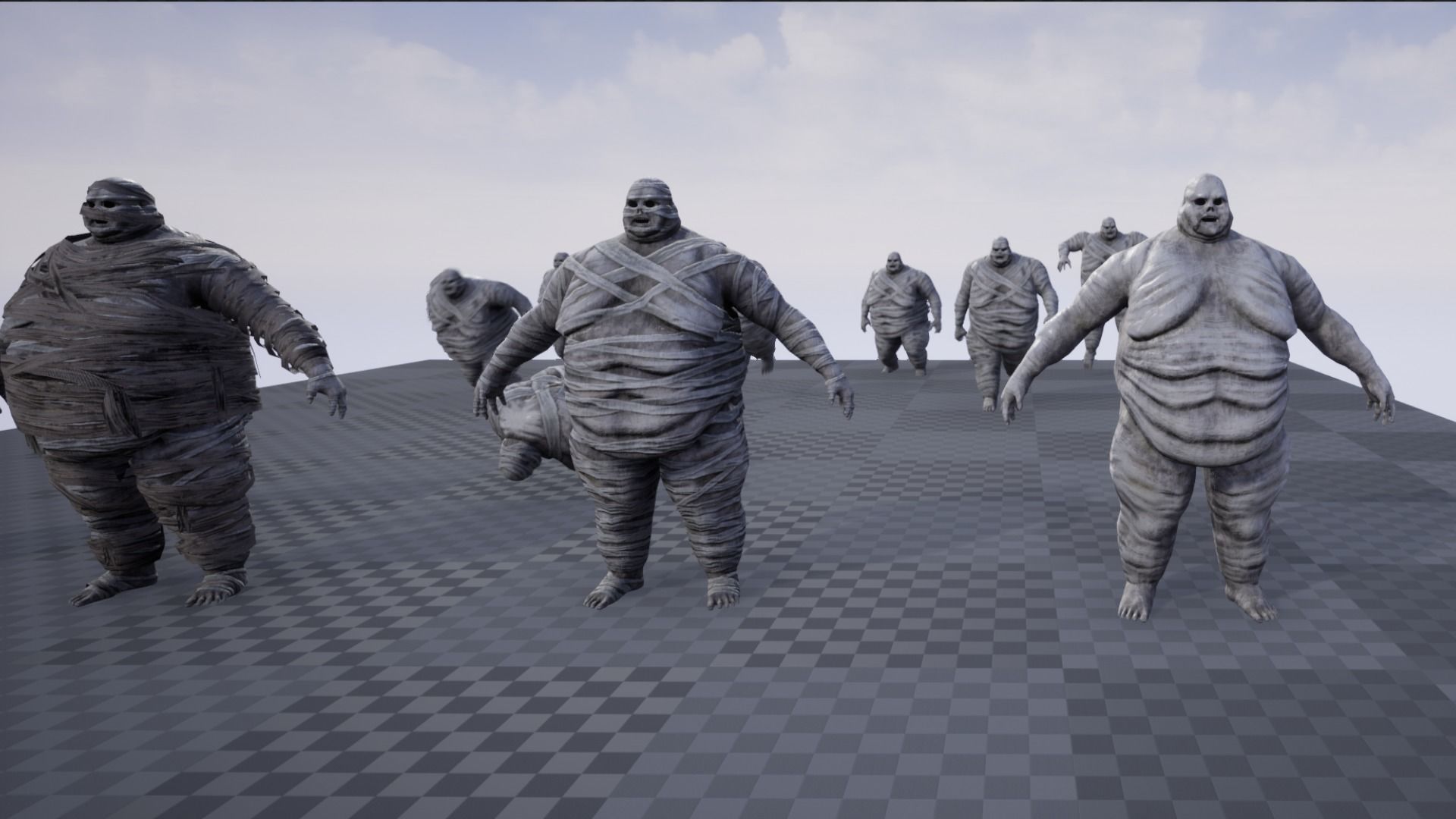 3D model Mummy fat VR / AR / low-poly | CGTrader