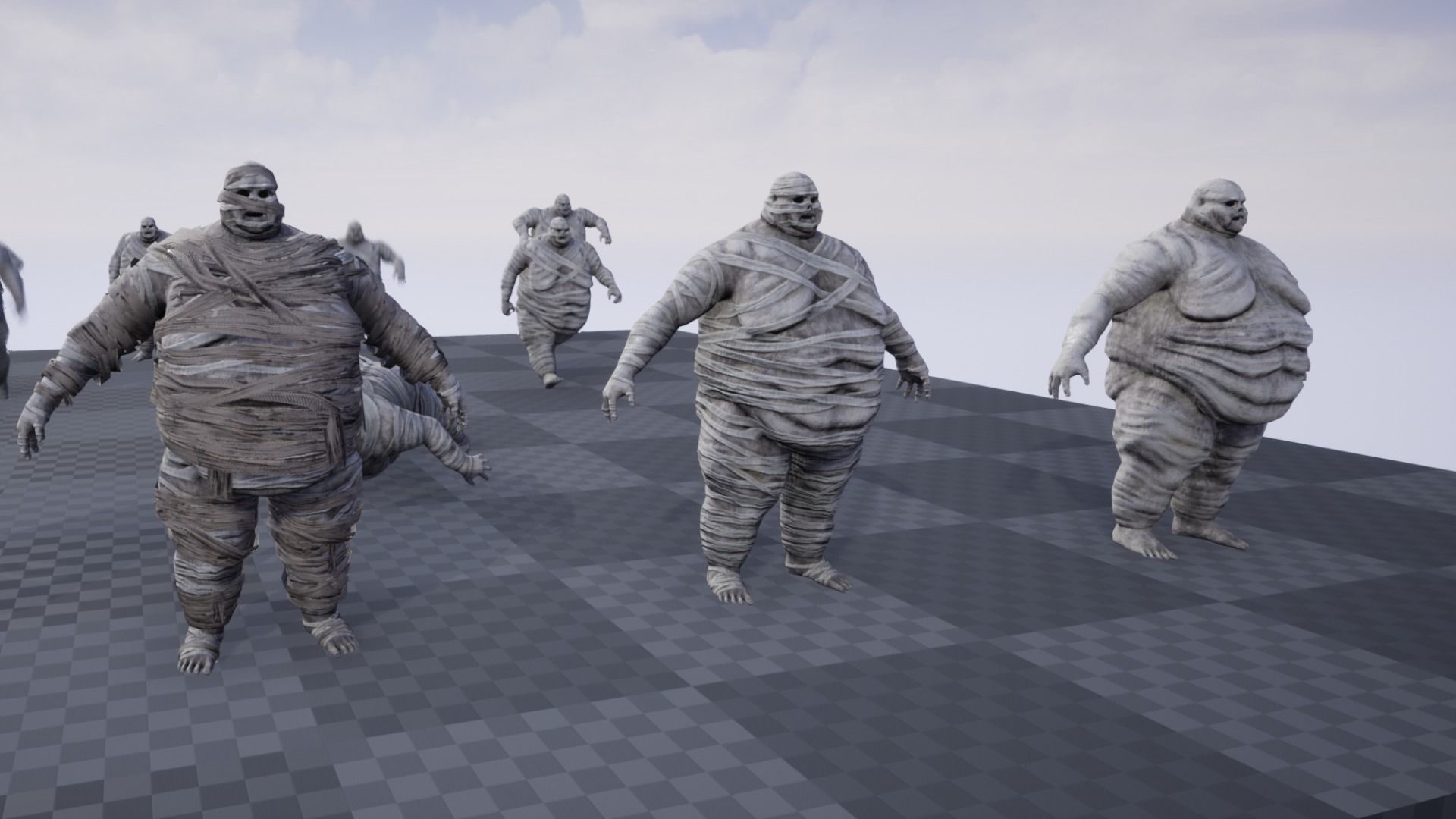 3D model Mummy fat VR / AR / low-poly | CGTrader
